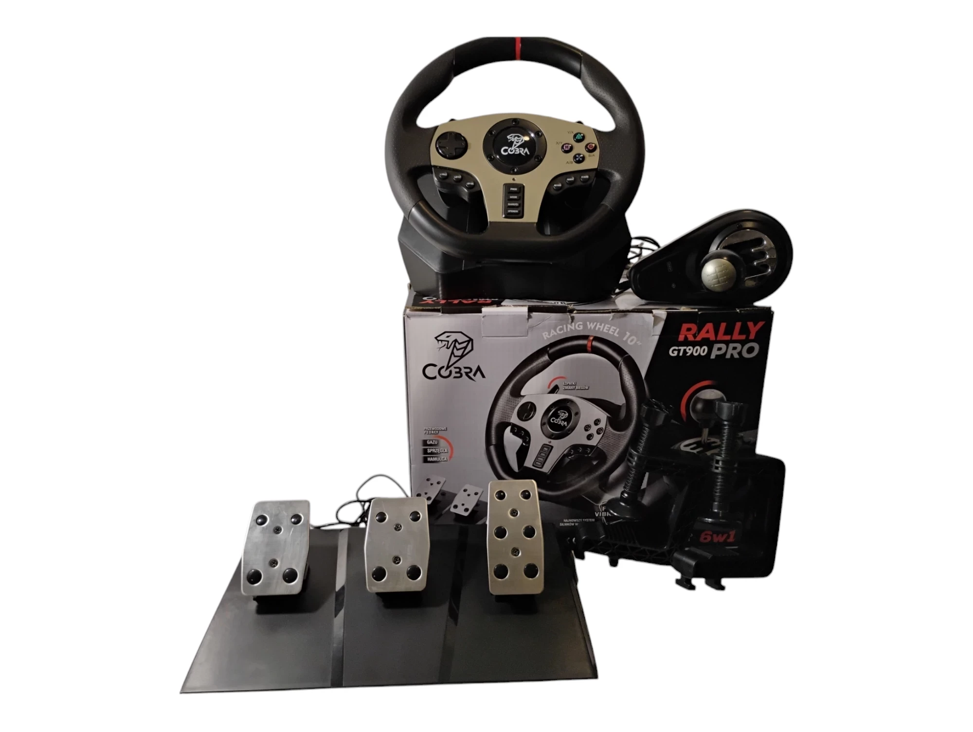 KIEROWNICA COBRA GT900 PRO RALLY KOMPLET | Kierownice | Loombard.pl
