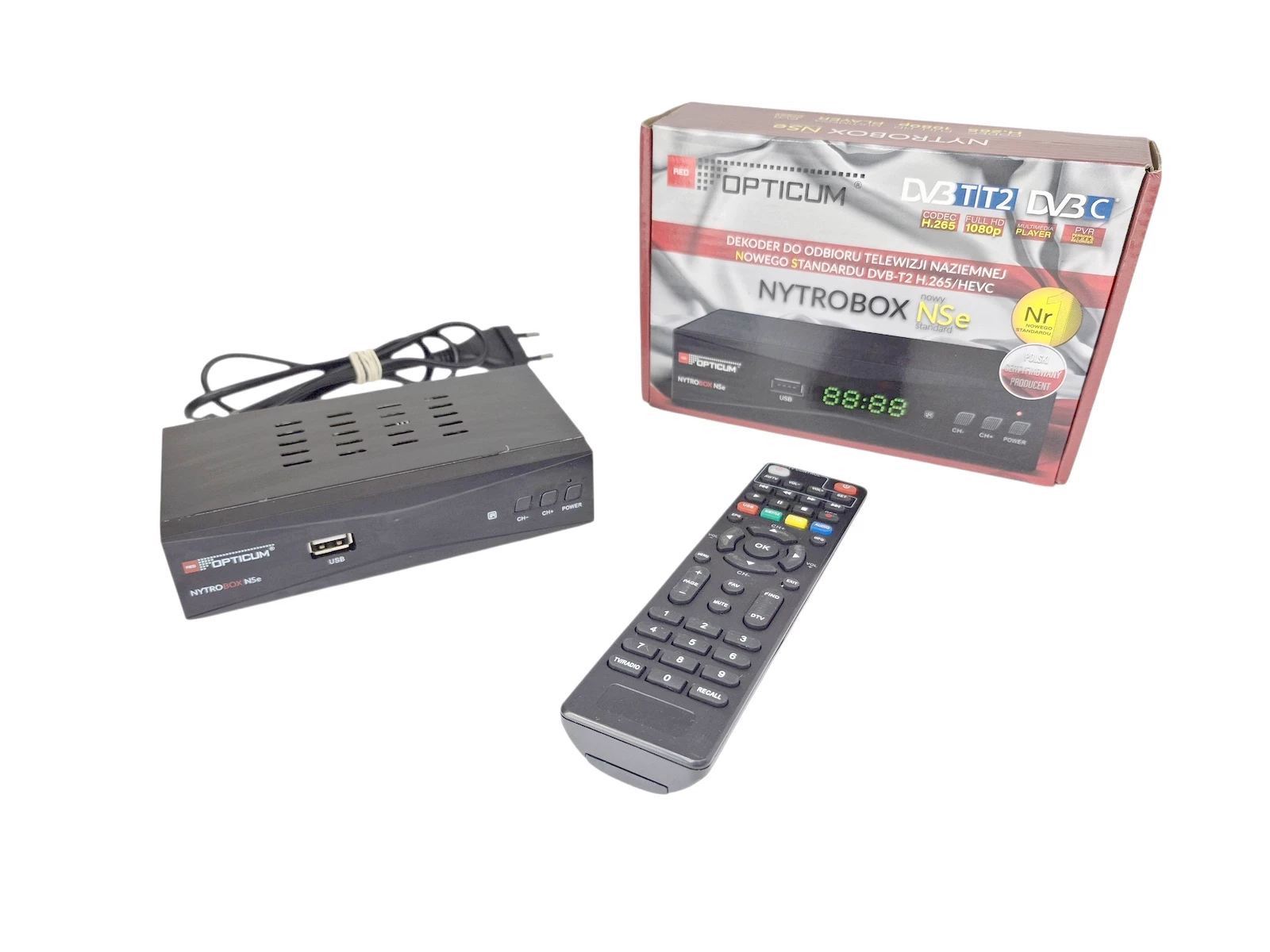 DEKODER DVBT-T2 OPTICUM NYTROBOX | Tunery | Loombard.pl