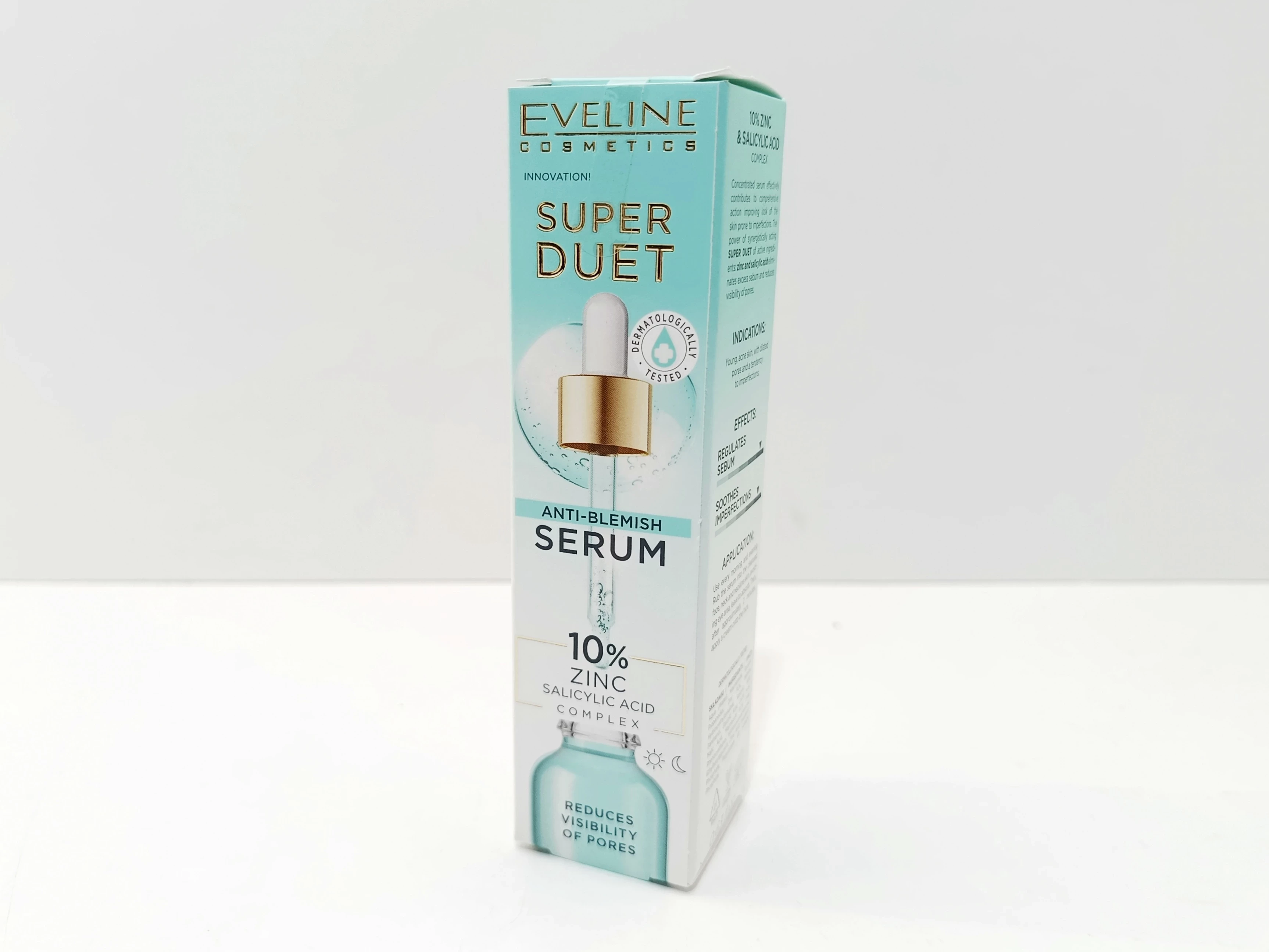 EVELINE COSMETICS SUPER DUET SERUM NA NIEDOSKONAŁOŚCI, 18 ML | Loombard.pl