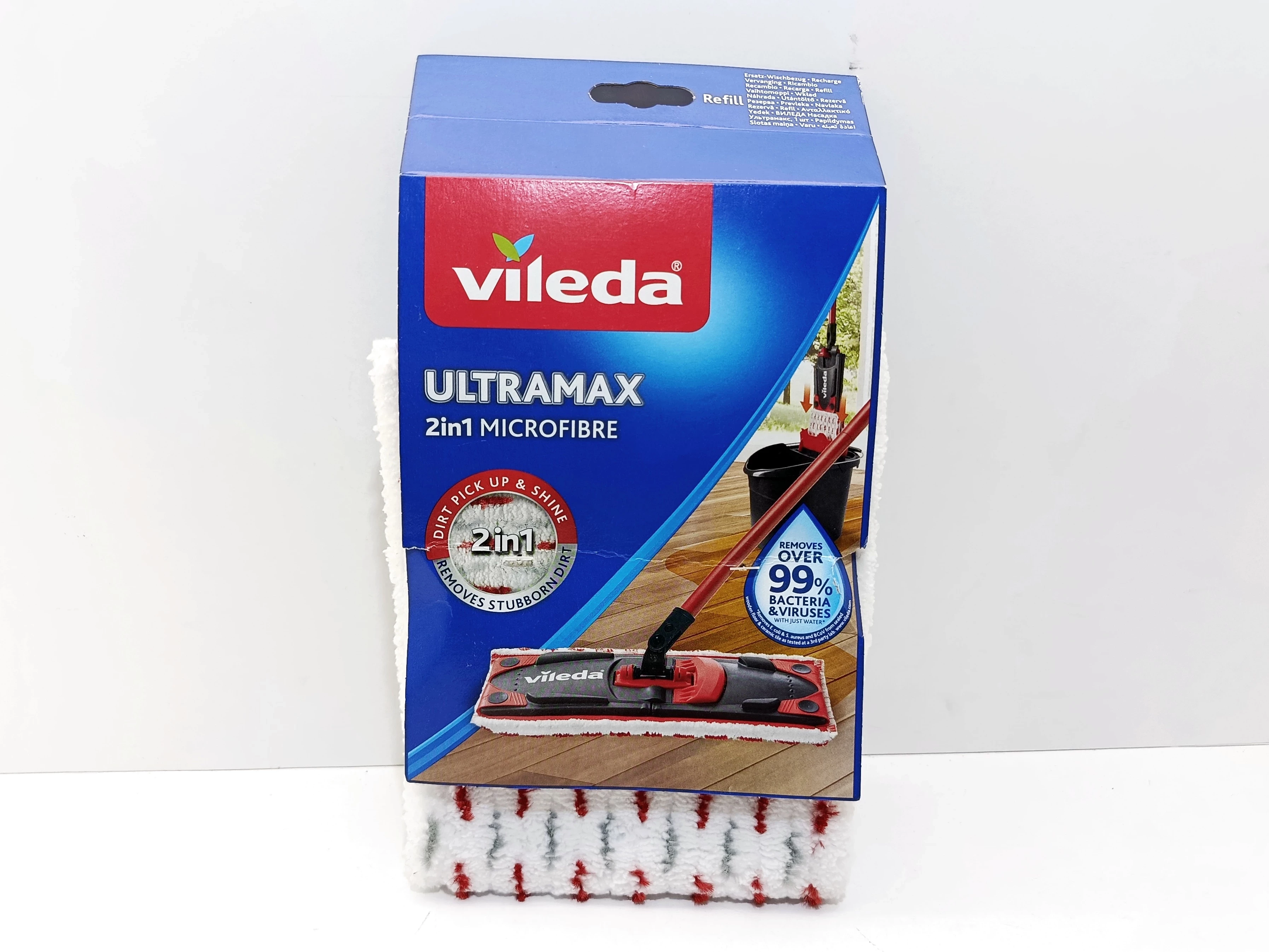 WKŁAD DO MOPA PŁASKI VILEDA ULTRAMAX 35 CM | Wkłady do mopów | Loombard.pl