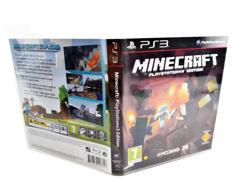 GRA NA KONSOLE PS3 MINECRAFT GRA PRZYGODOWA DLA DZIECI PLAYSTATION 3 ...