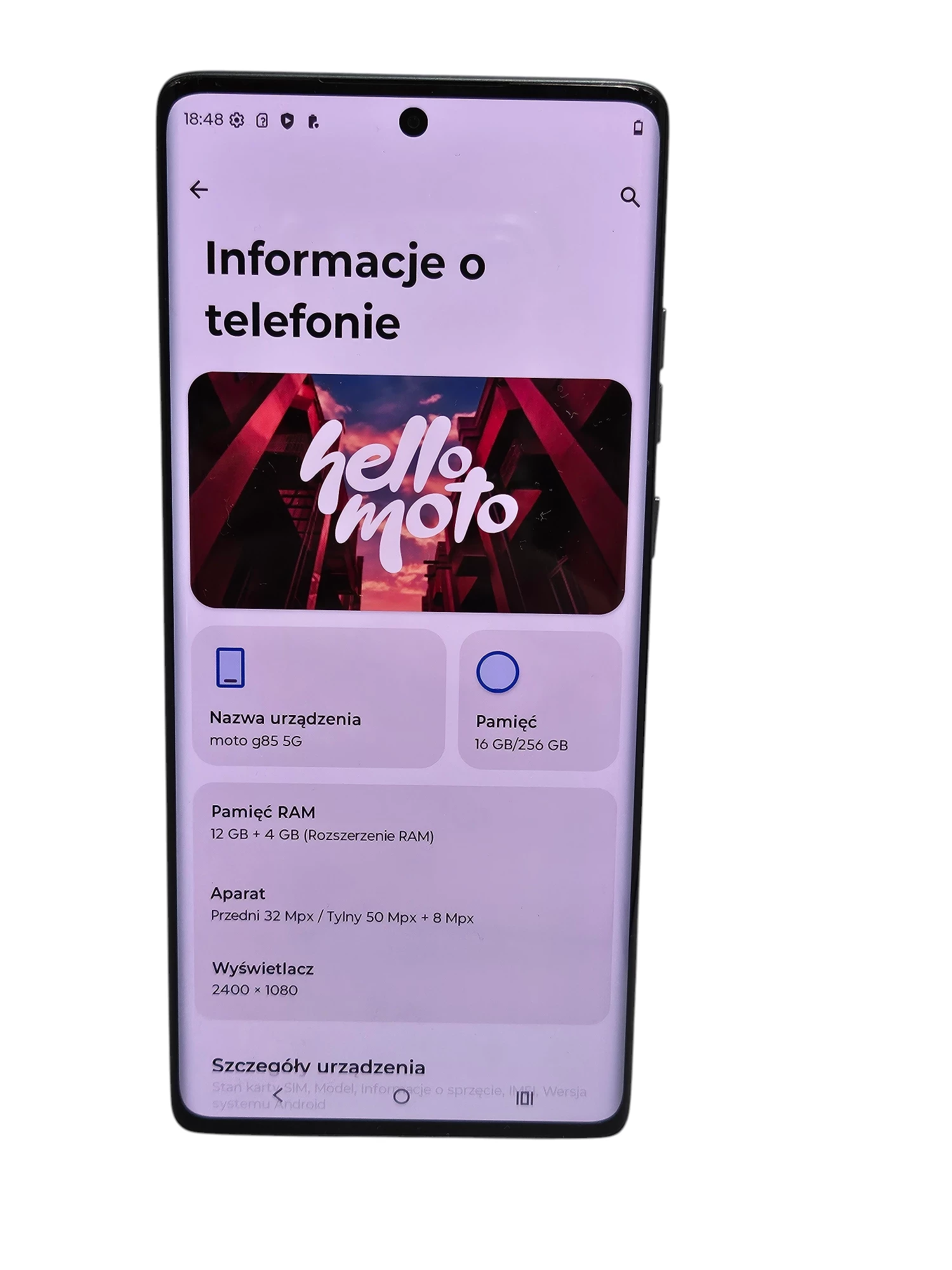 TELEFON MOTO G 85 5G 12/256GB | Smartfony i telefony komórkowe ...