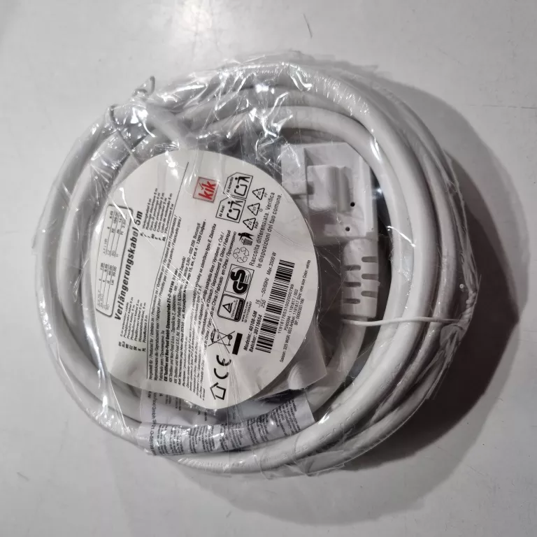 PRZEDŁUŻACZ 3M BIAŁY 1X | Przedłużacze | Loombard.pl