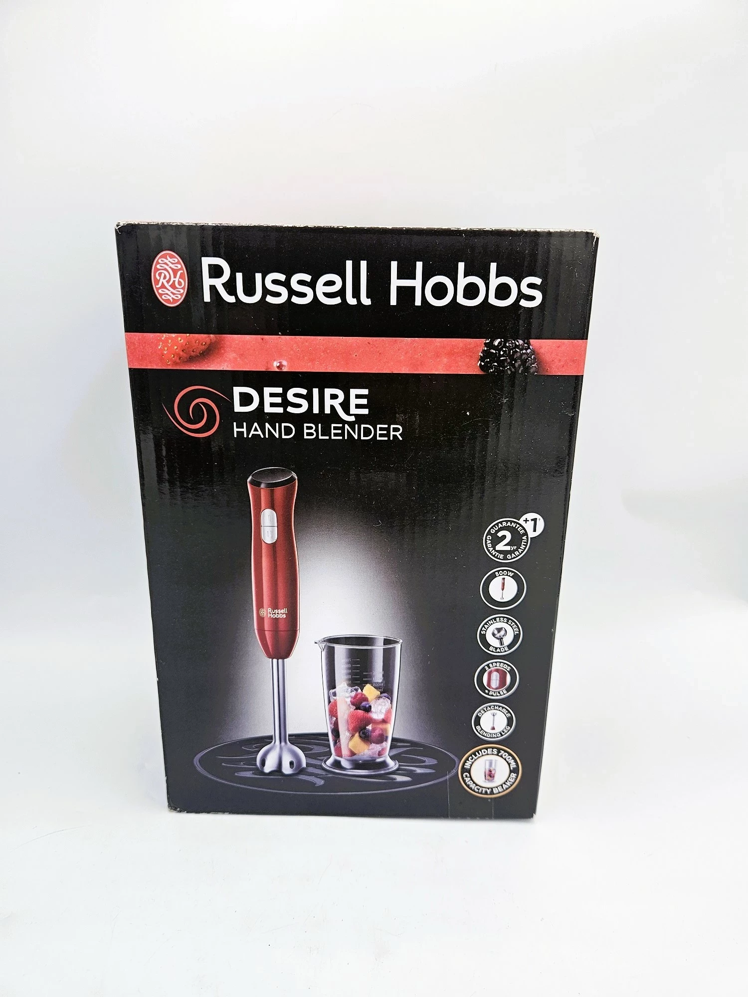 BLENDER RĘCZNY RUSSELL HOBBS 24690-56 500 W CZERWONY | Blendery ręczne ...