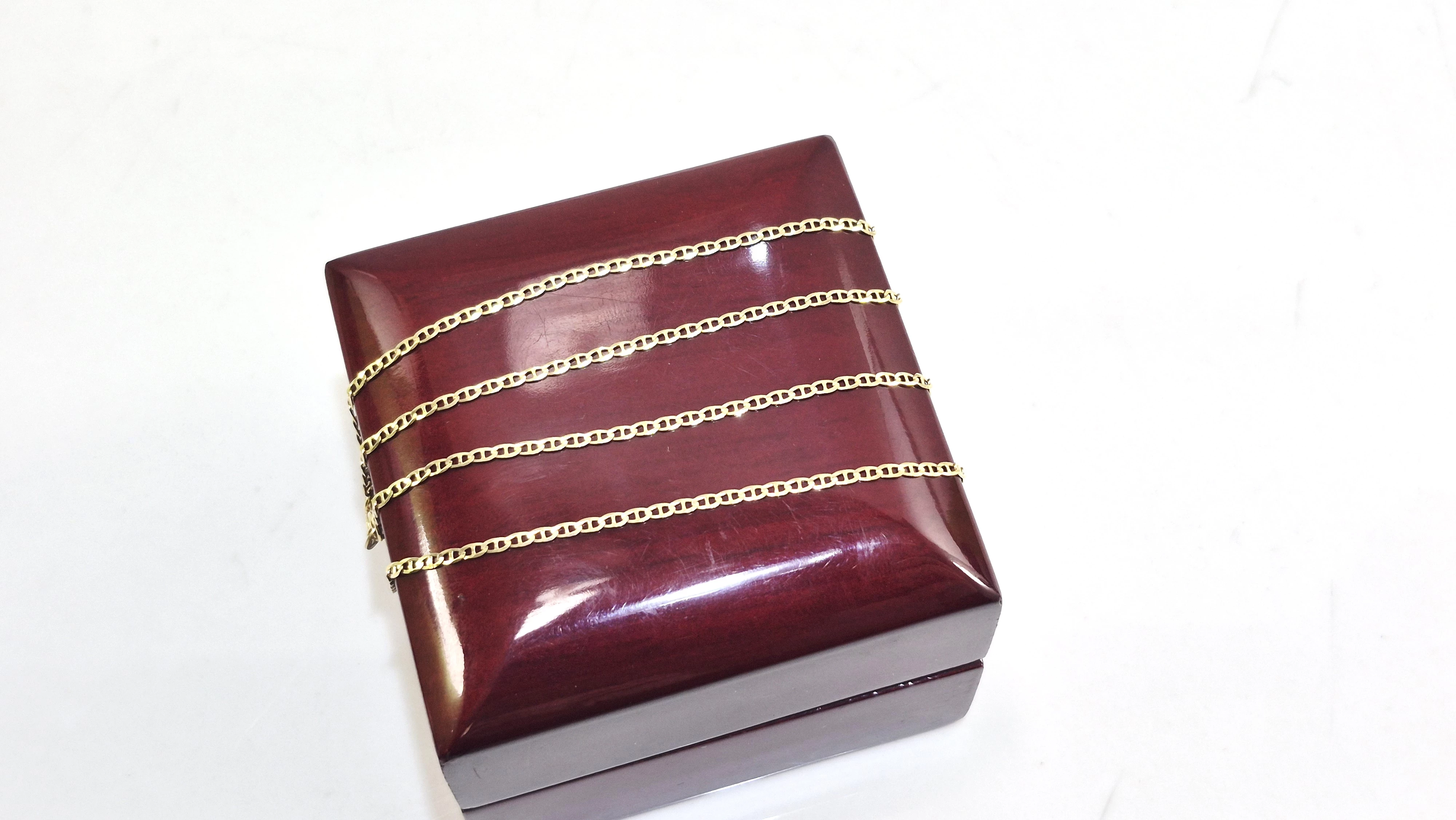 ZŁOTY ŁAŃCUSZEK SPLOT GUCCI 1,78G 585 45CM 14K | Łańcuszki | Loombard.pl