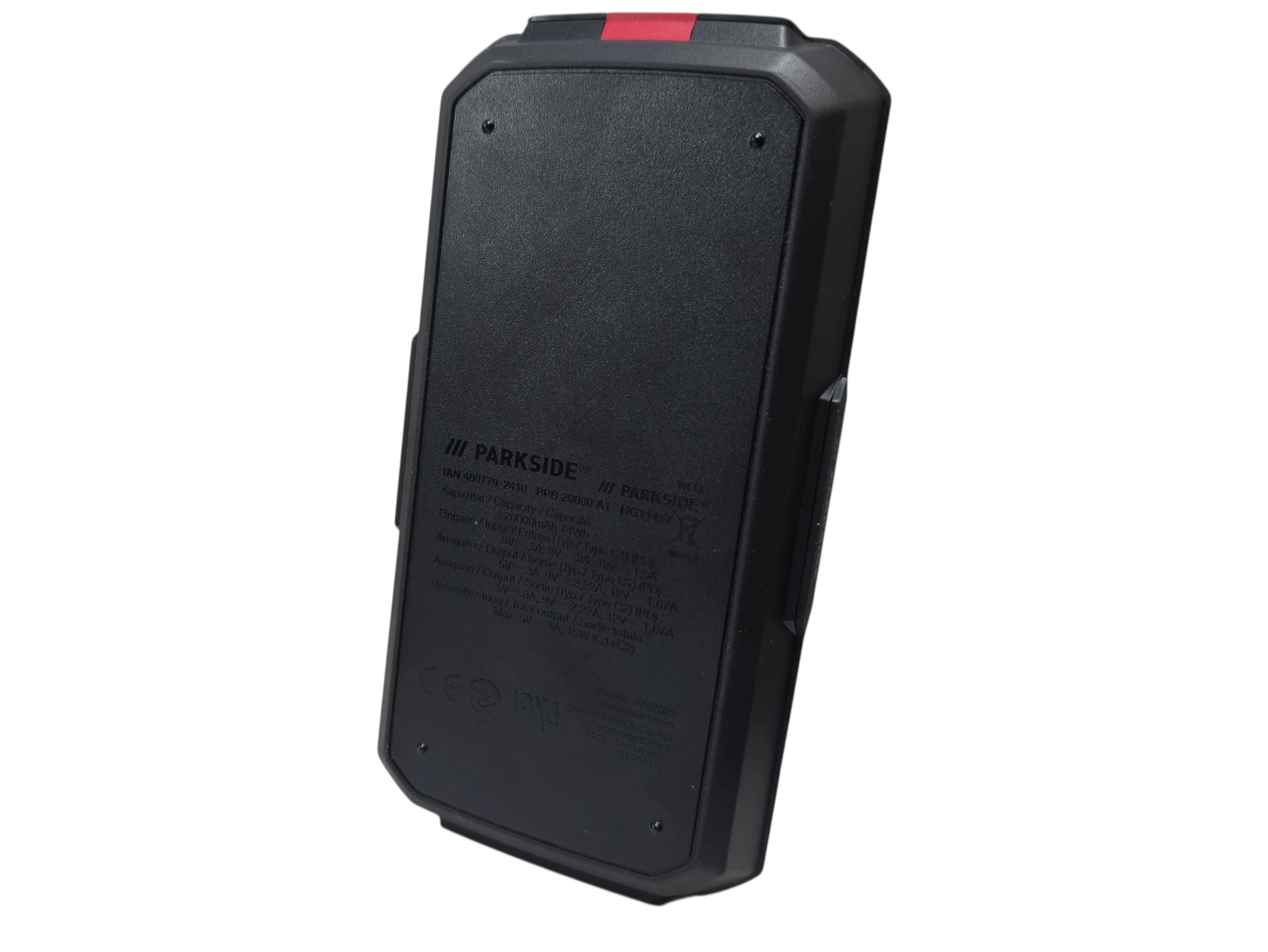 PARKSIDE POWERBANK ŁADOWARKA LATARKA 2 PORTY USB- C 20000 MAH PPB 20000 ...