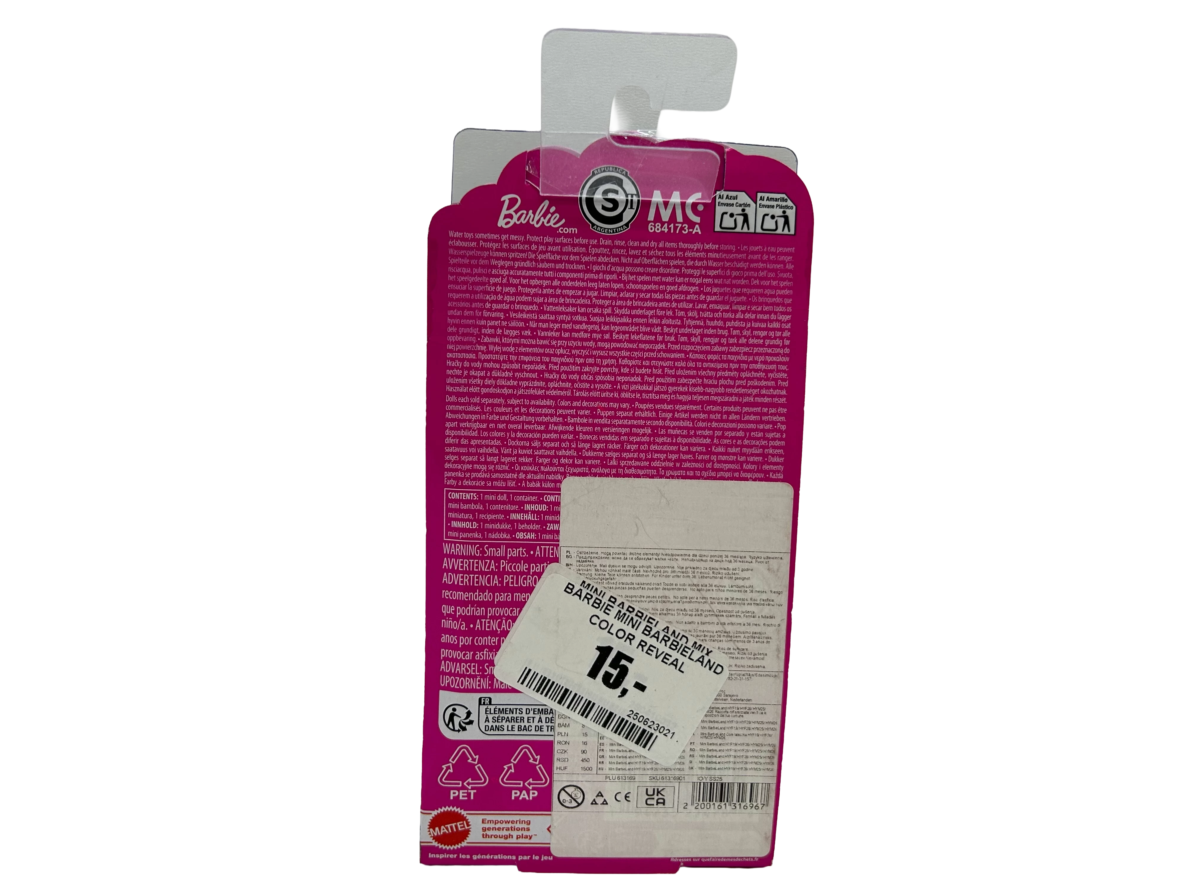 BARBIE MINI BARBIELAND COLOR REVEAL MINILALKA | Lalki modowe | Loombard.pl