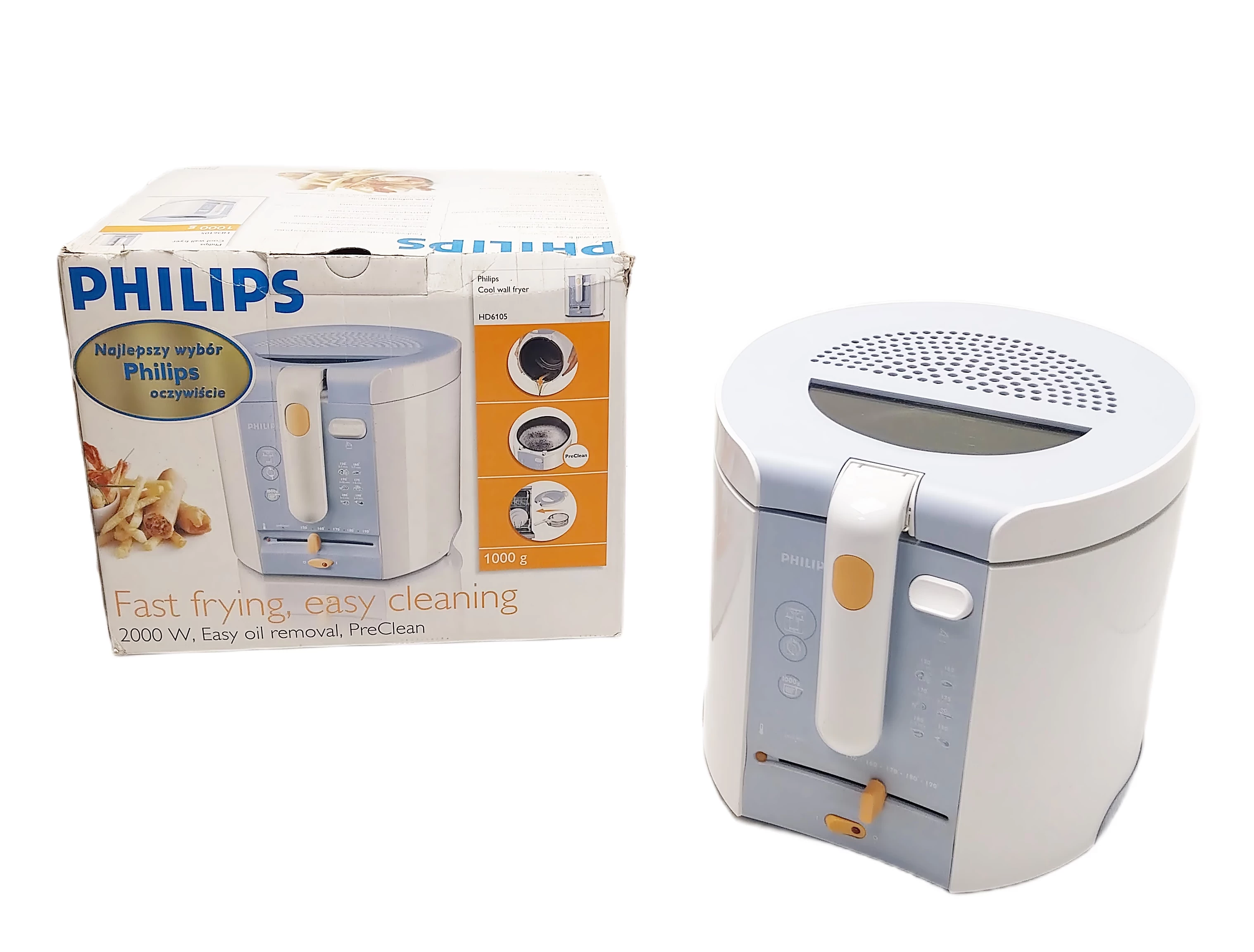 FRYTKOWNICA PHILIPS HD 6105/70 + PUDEŁKO | Frytkownice | Loombard.pl