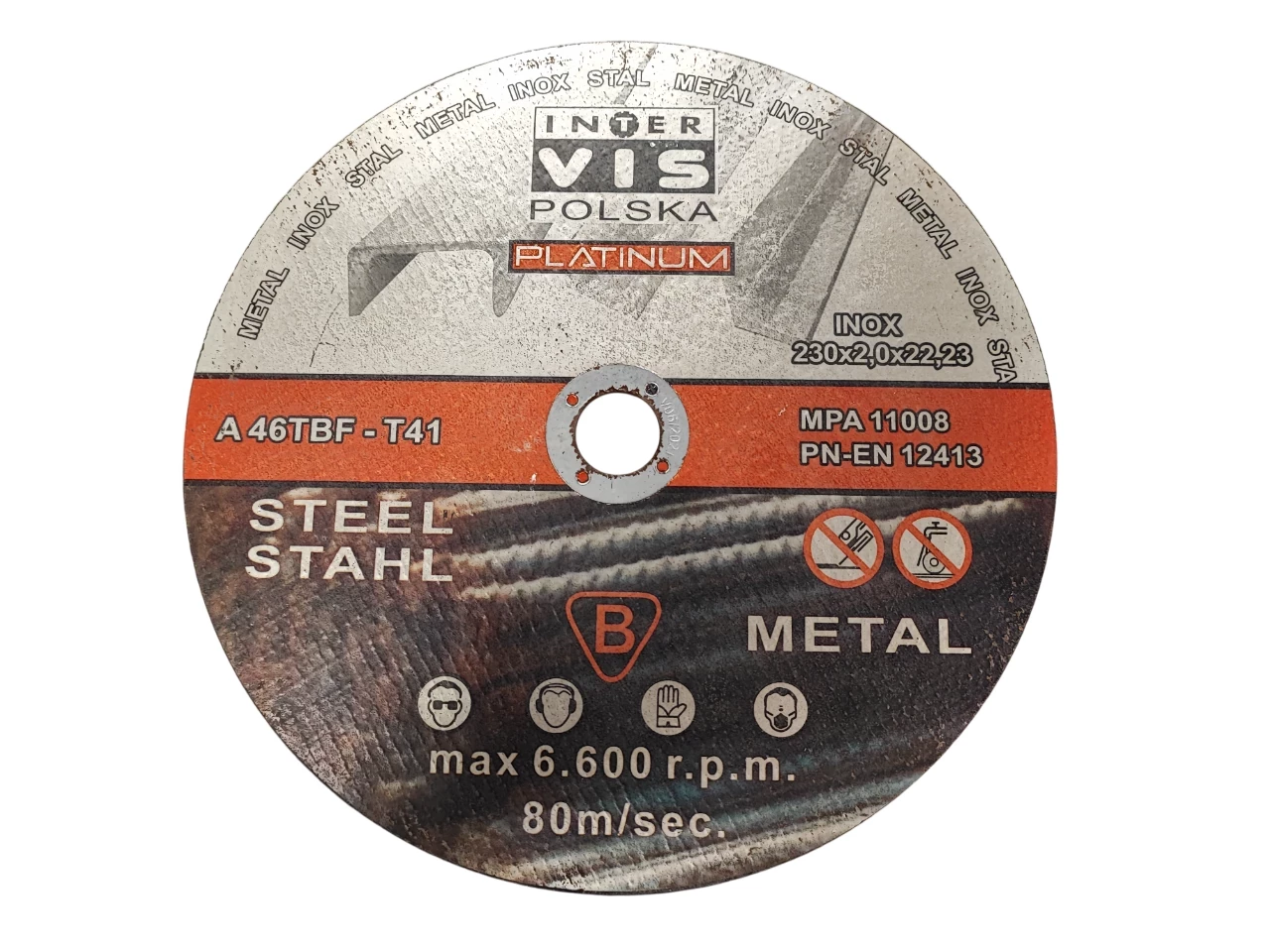 TARCZA DO CIĘCIA METALU INTERVIS 230X2 | Tarcze | Loombard.pl