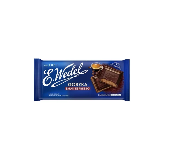 E.WEDEL CZEKOLADA GORZKA ESPRESSO KAWOWA 100G | Czekolady | Loombard.pl