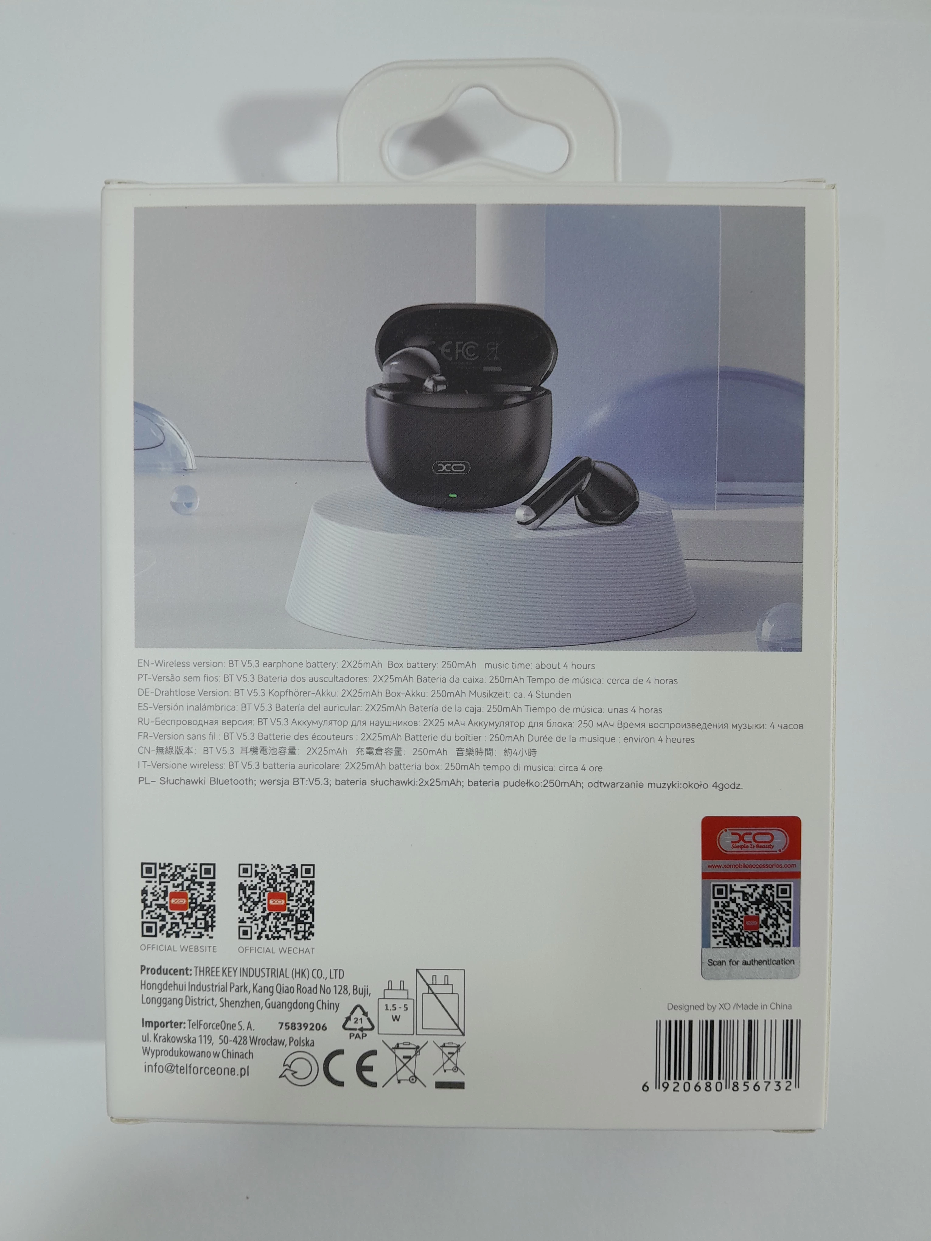 SŁUCHAWKI XO BLUETOOTH X33 TWS | Bezprzewodowe | Loombard.pl