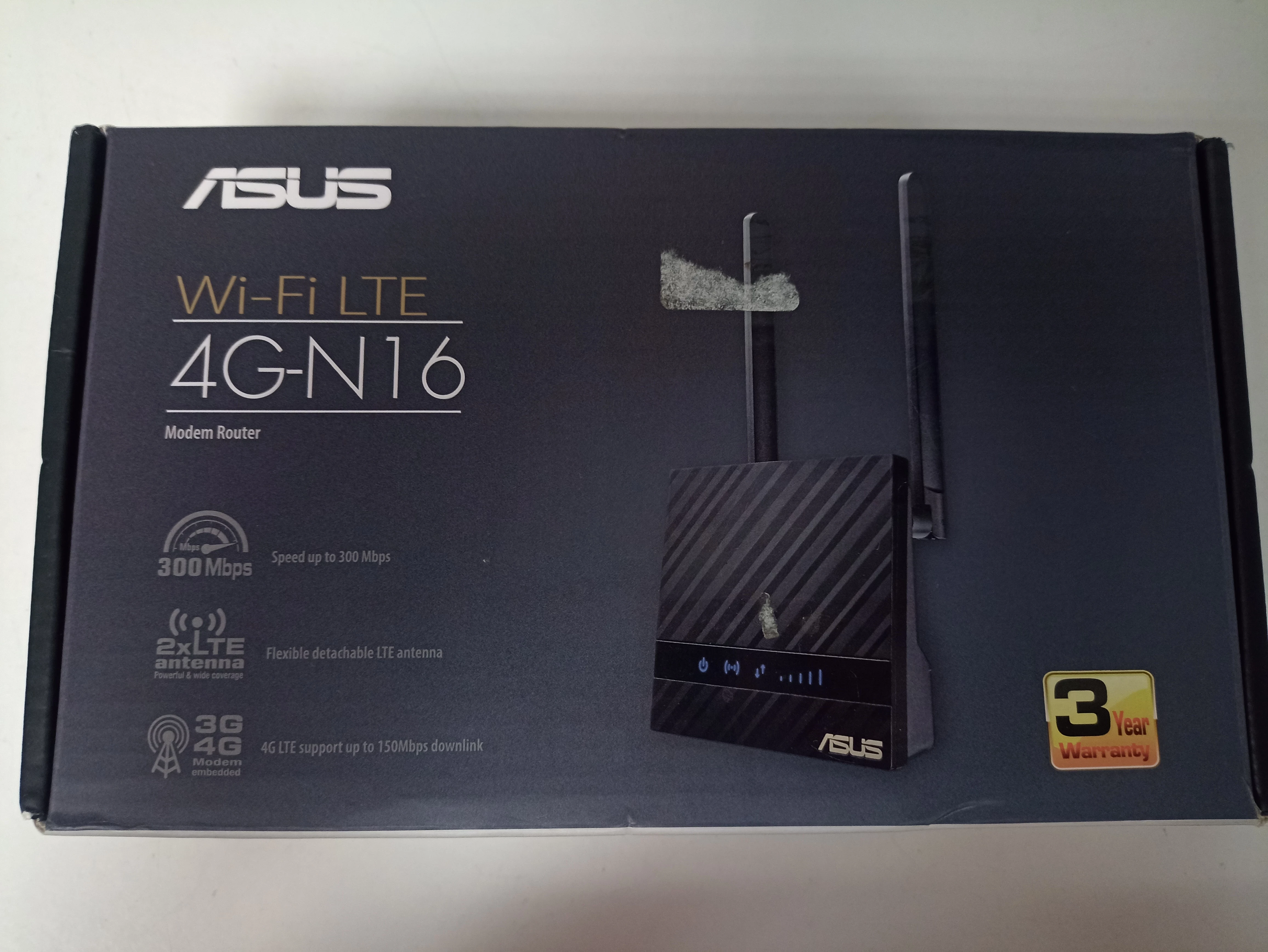ROUTER ASUS 4G-N16 N300 (90IG07E0-MO3H00) PUD | Routery WiFi i Access ...
