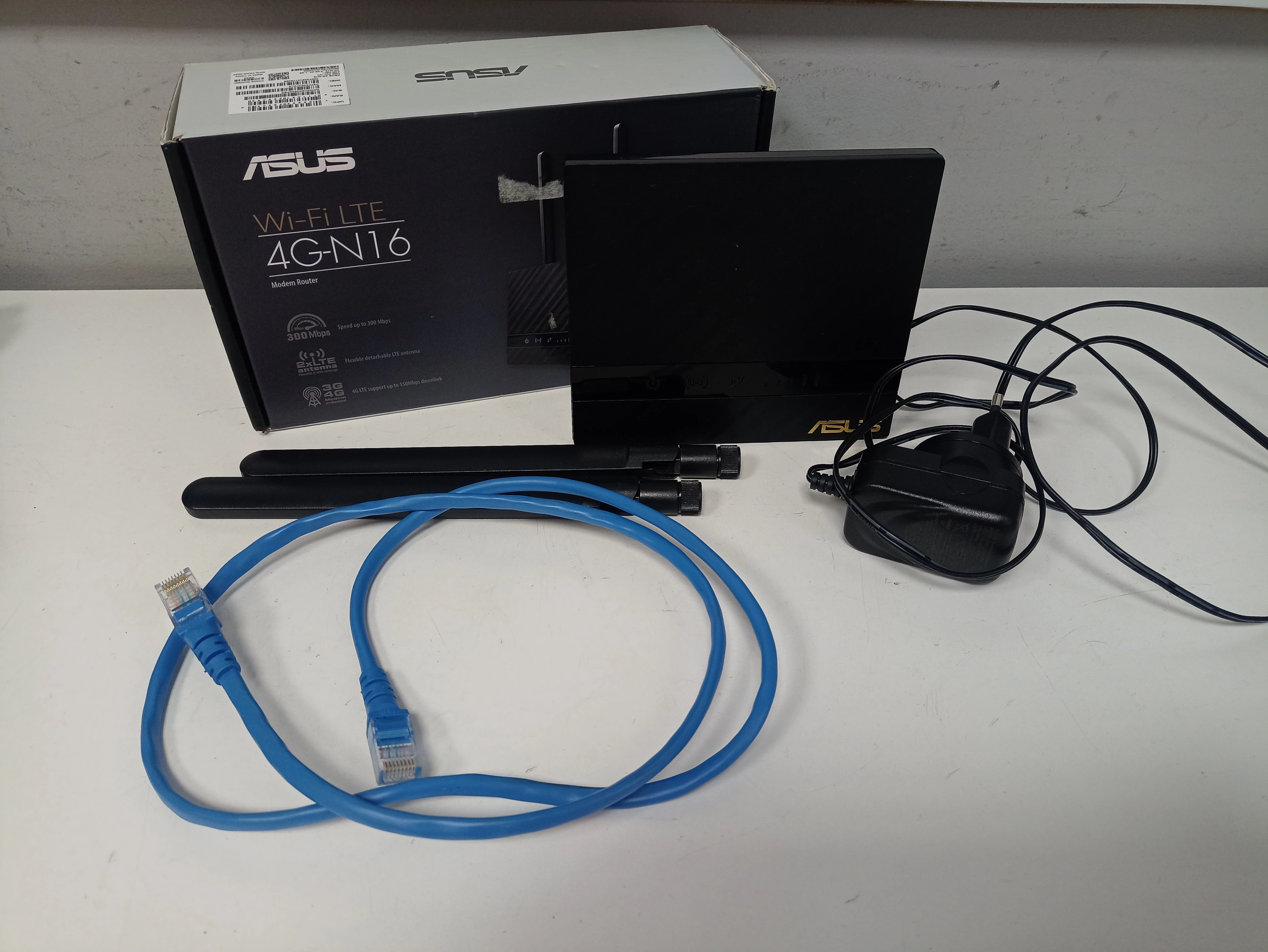 ROUTER ASUS 4G-N16 N300 (90IG07E0-MO3H00) PUD | Routery WiFi i Access ...