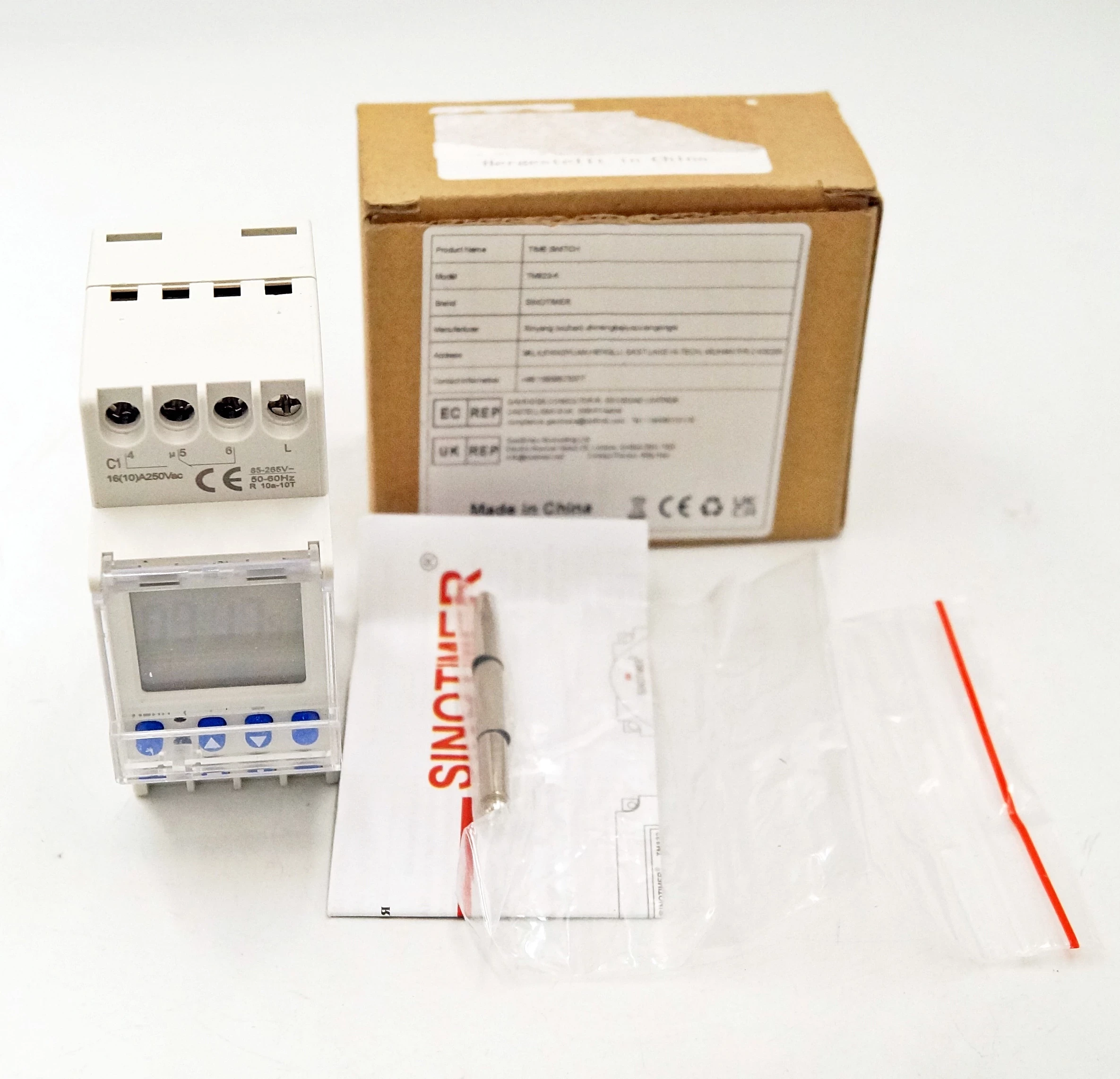 SINOTIMER 220V TWO CHANNEL TIMER | Zabezpieczenia i rozdzielnice ...