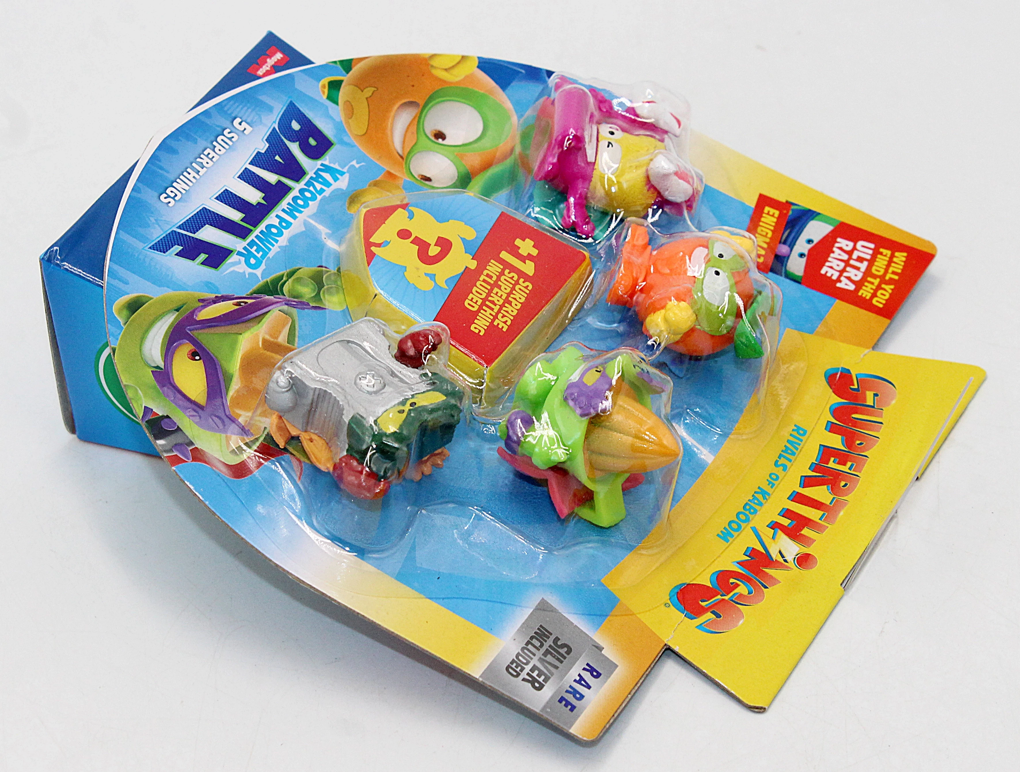 FIGURKI SUPERTHINGS KAZOOM POWER BATTLE 1SZT. ZESTAW 5 FIGUREK ...