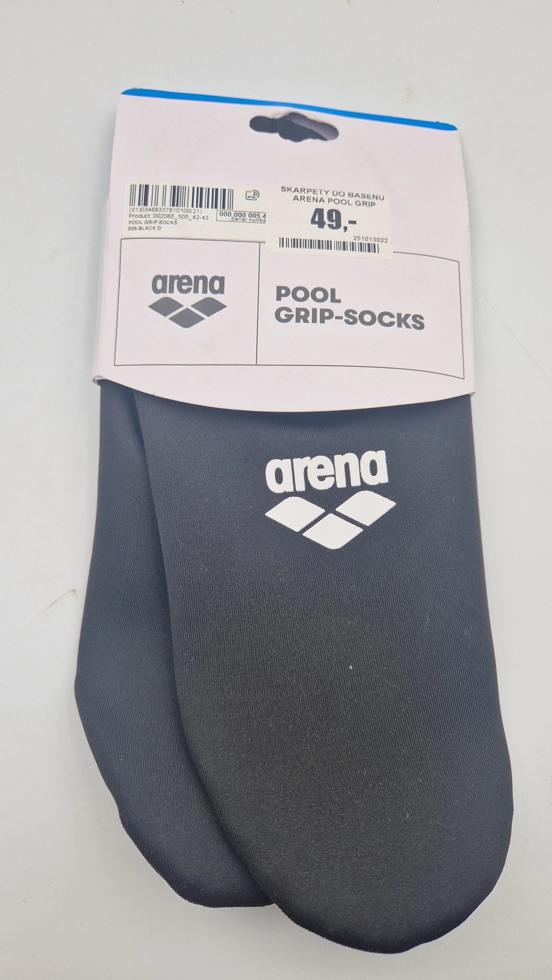 SKARPETY DO BASENU ARENA POOL GRIP SOCKS 42-43 | Sportowe | Loombard.pl