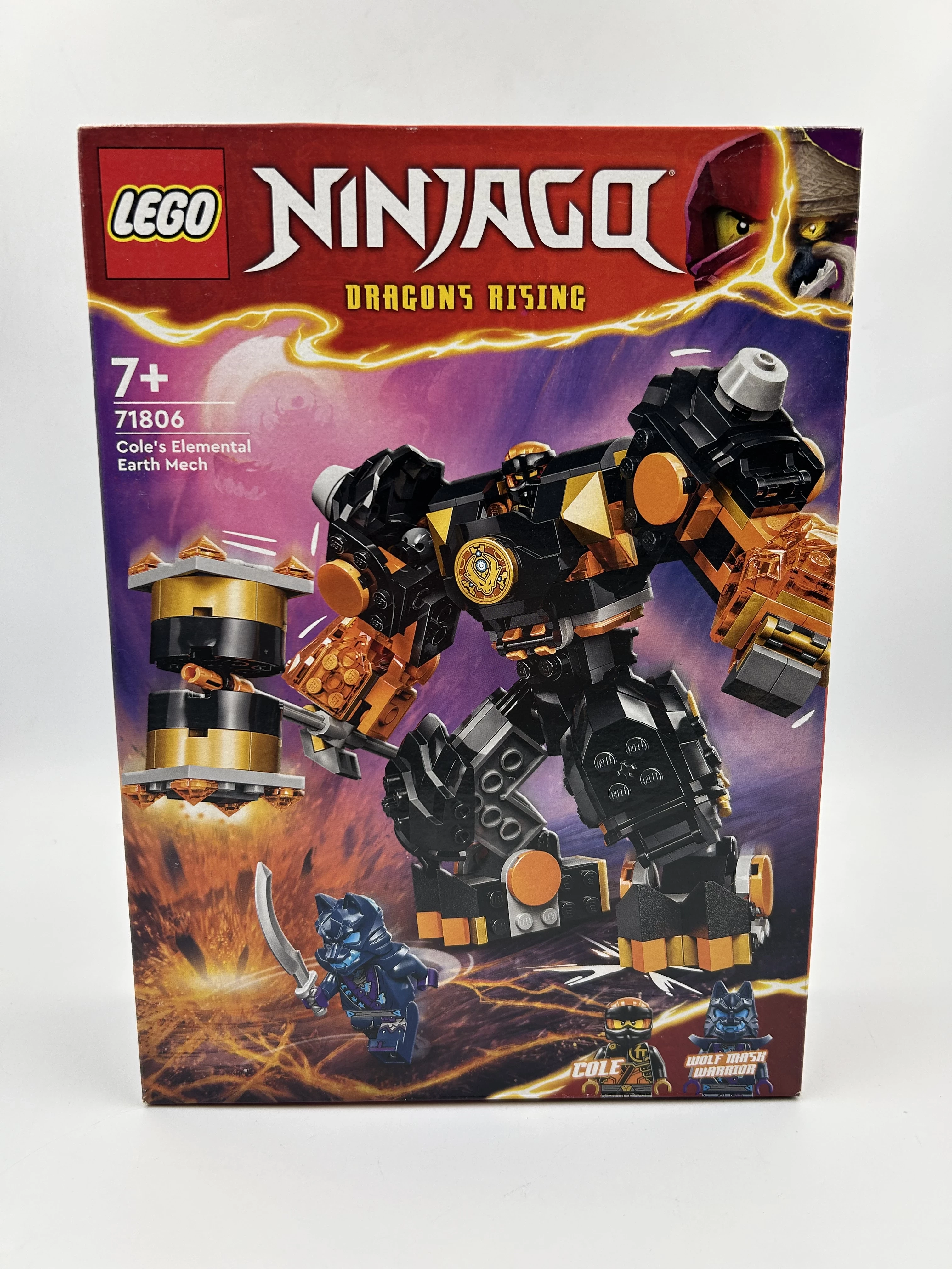 LEGO NINJAGO MECH ŻYWIOŁU ZIEMI COLE'A 71806 KLOCKI LEGO X NINJAGO ...