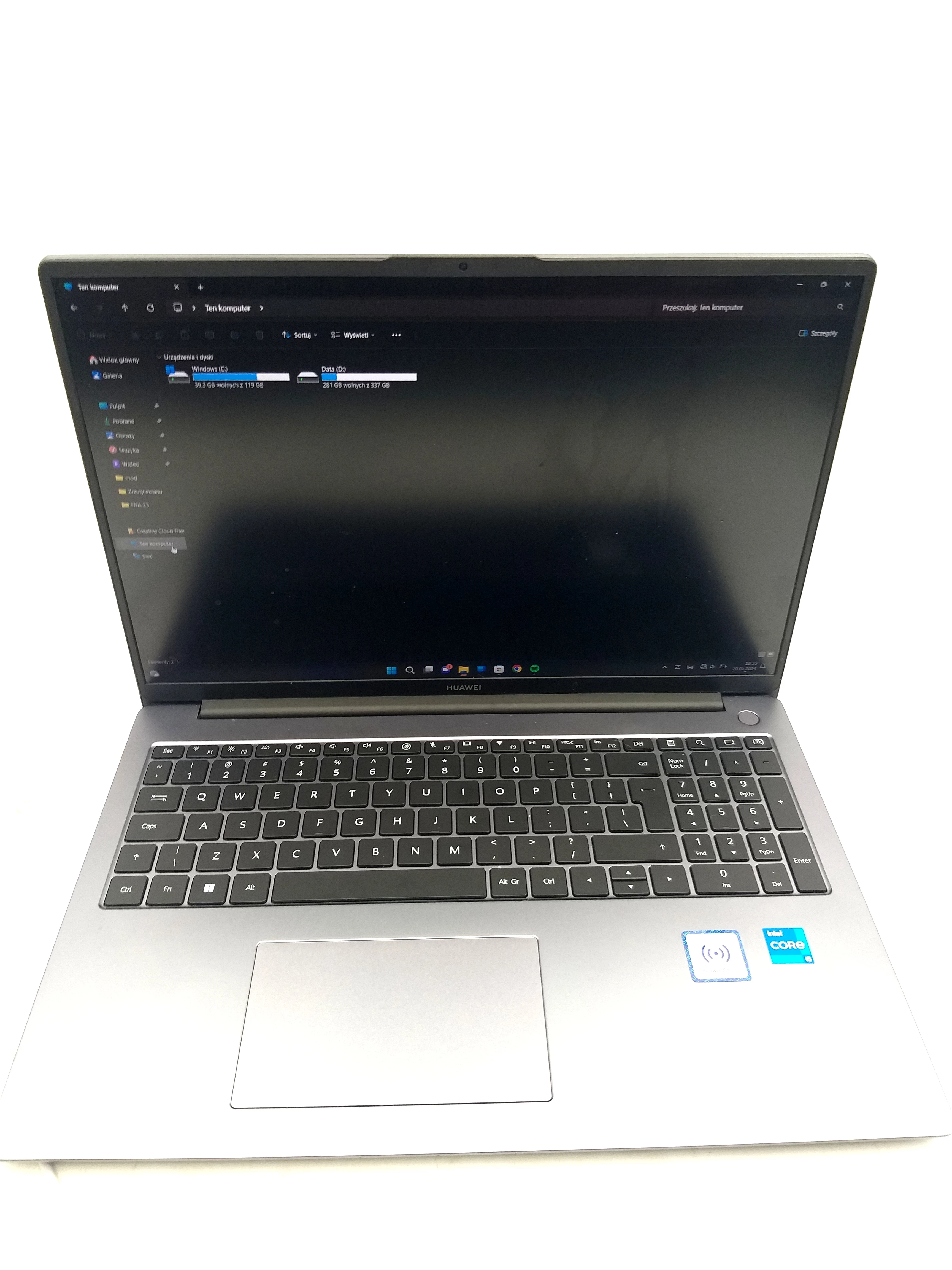 LAPTOP HUAWEI MATEBOOK D16 16 " I5-12450H 16GB RAM 512GB W11 | Loombard.pl