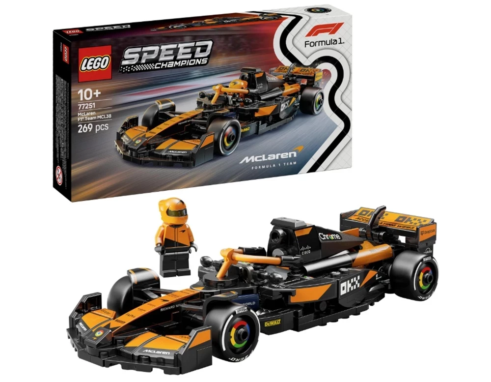 LEGO SPEED CHAMPIONS 77251 BOLID F1 MCLAREN TEAM MCL38 | Speed ...