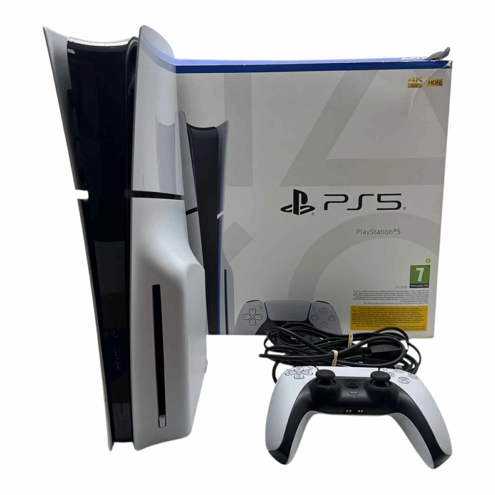 KONSOLA SONY PLAYSTATION 5 PS5 SLIM CFI-2016 BLU-RAY 1TB + PAD + 3 GRY ...