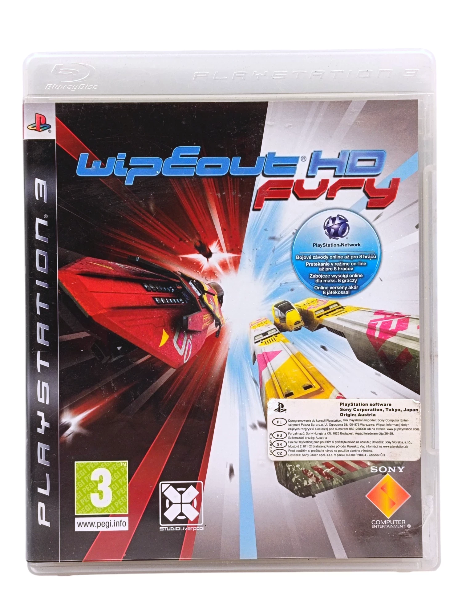 GRA PS3 WIPEOUT HD FURY | Gry na konsole | Loombard.pl