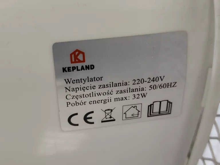 WENTYLATOR KEPLAND 32W | Wentylatory domowe | Loombard.pl