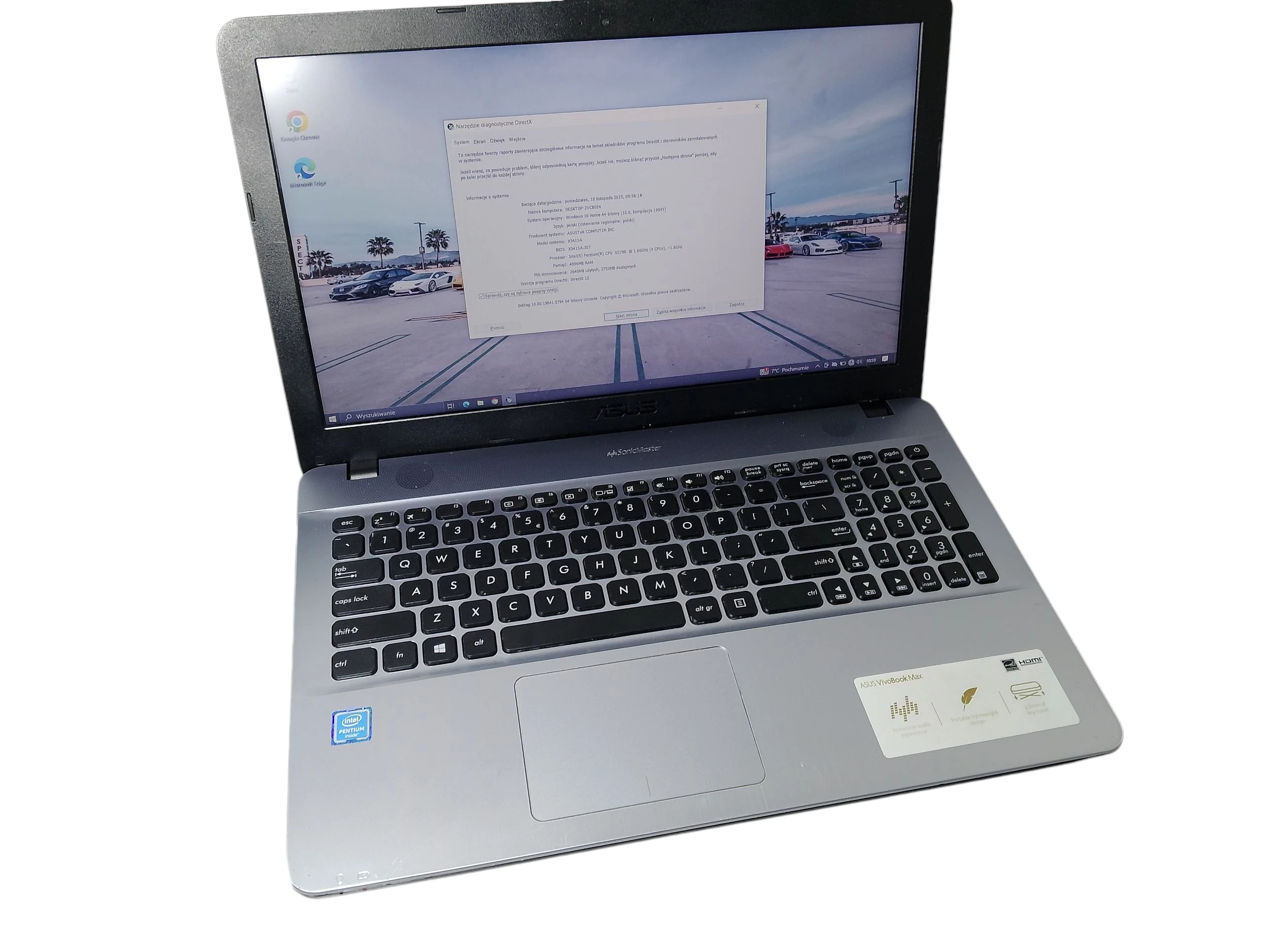 LAPTOP ASUS SONICMASTER 4GB | Laptopy | Loombard.pl