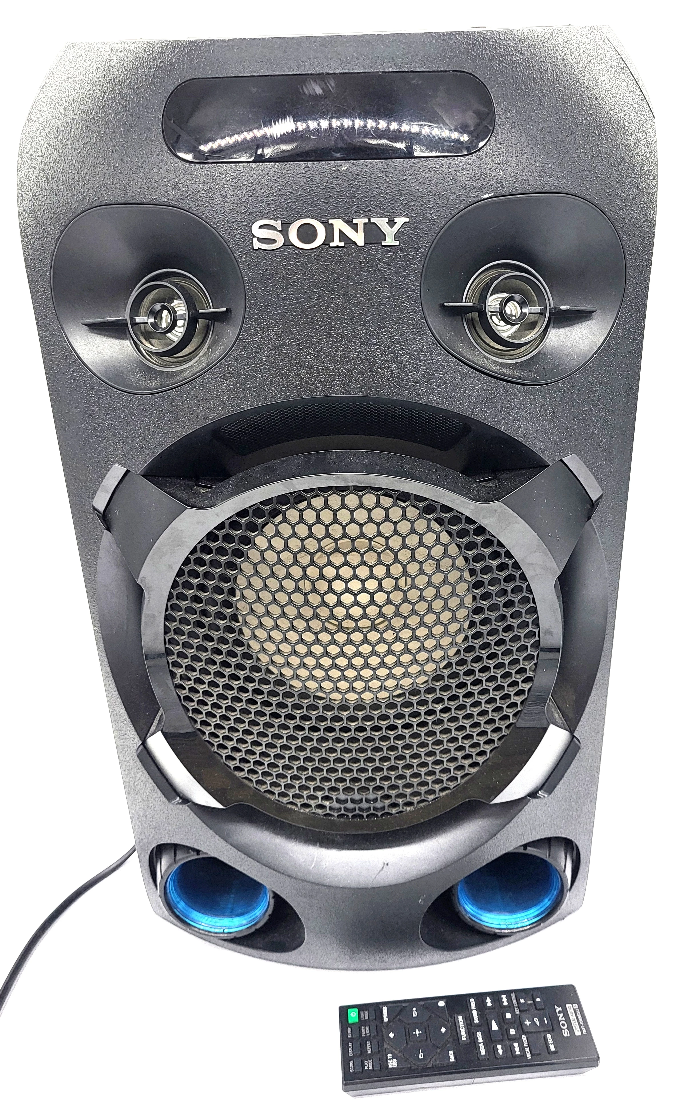 POWER AUDIO SONY MHC-V02 CZARNY + PILOT | Głośniki przenośne | Loombard.pl