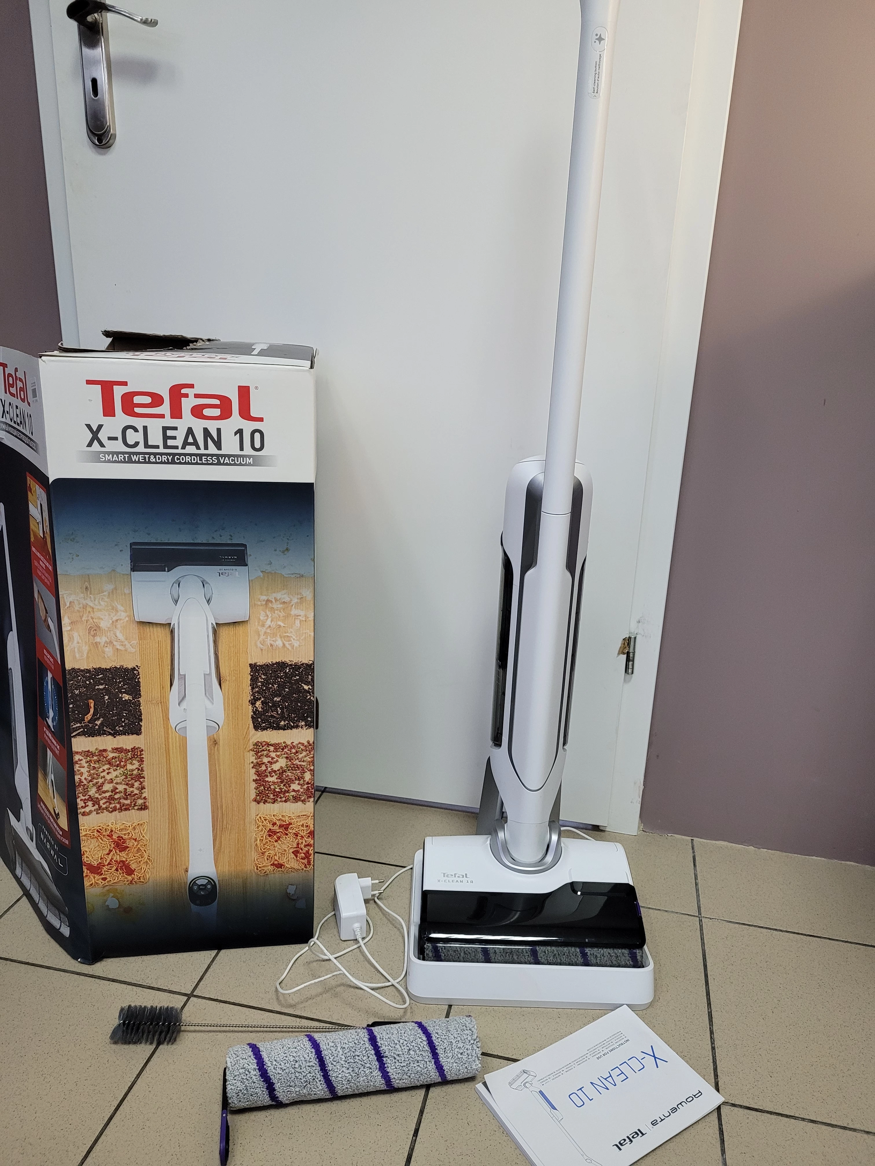 ODKURZACZ PIONOWY BEZPRZEWODOWY MYJĄCY TEFAL X-CLEAN 10 GF7540 OKAZJA ...
