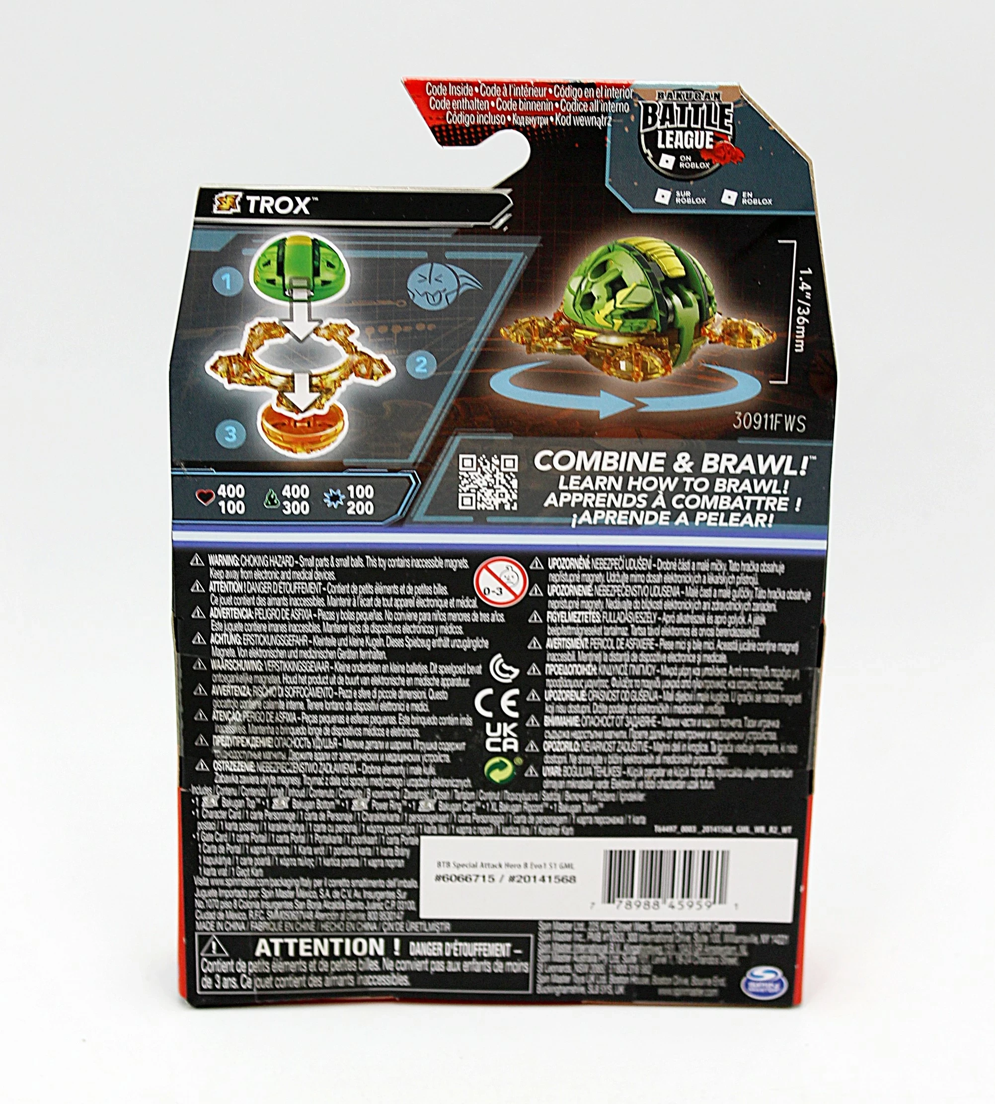 FIGURKA ZABAWKA BAKUGAN 3,0 TROX SPECIAL ATTACK | Figurki | Loombard.pl