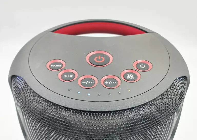 SHARP PS-919 BK GŁOŚNIK BEZPRZEWODOWY PRZENOŚNY BLUETOOTH USB 130W RMS ...