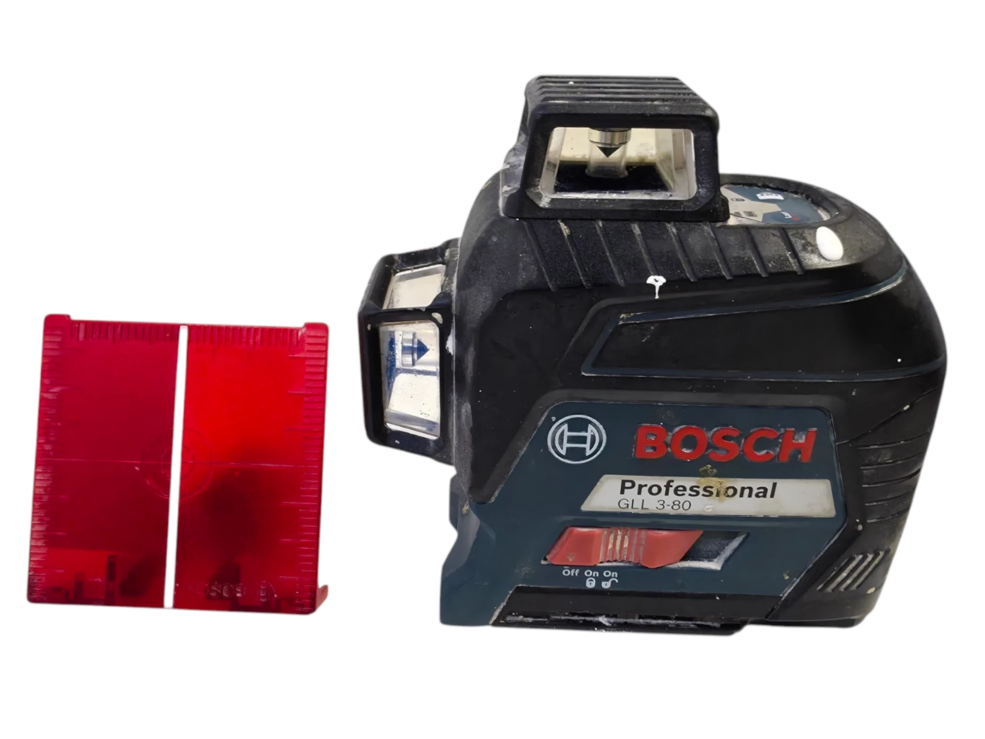 LASER KRZYŻOWY BOSCH GLL 3-80 LASER LINIOWY 3 WIĄZKI 3X360 STOPNI ...
