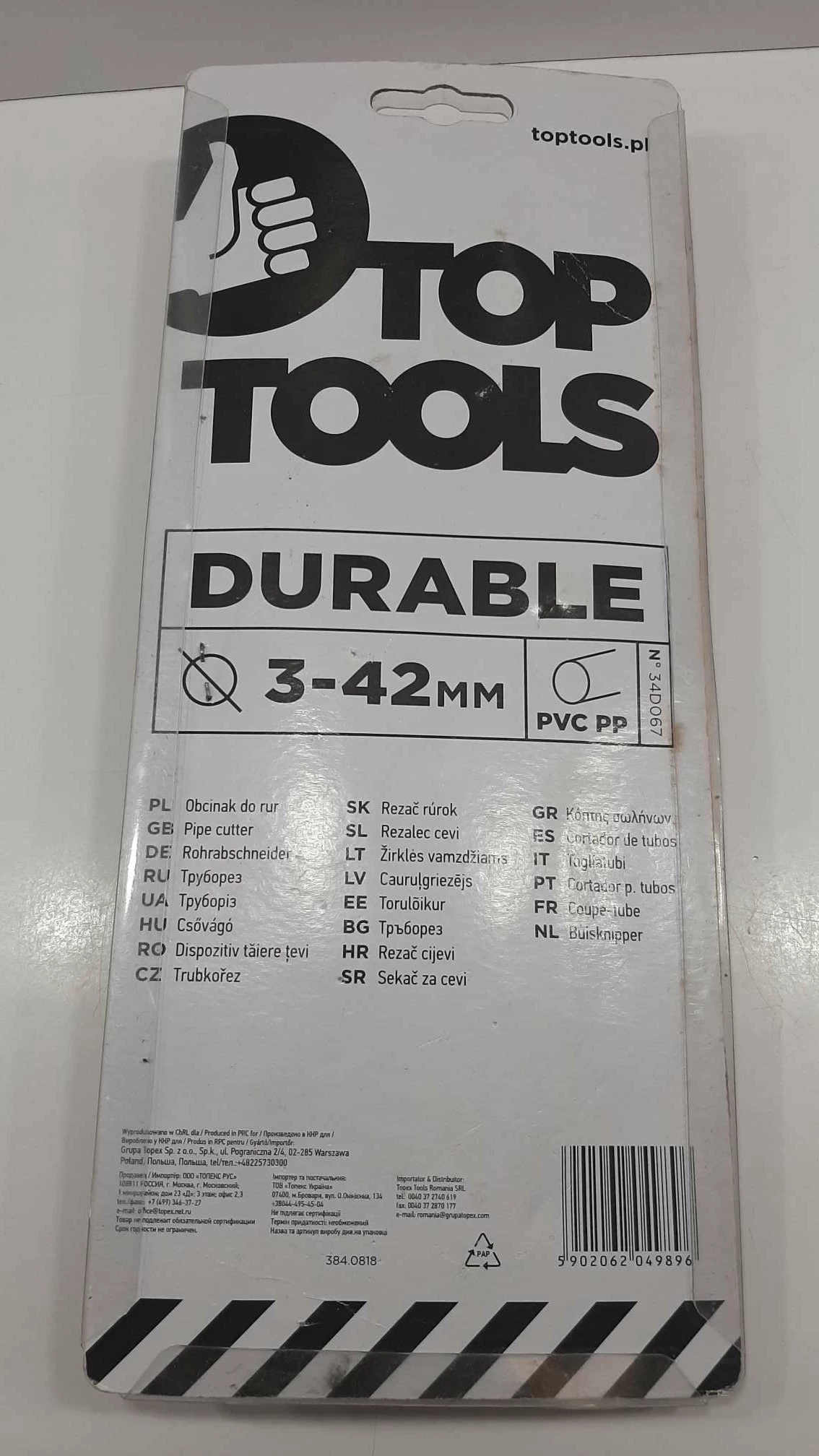 NOŻYCE DO RUR TOP TOOLS 34D067 | Narzędzia | Loombard.pl