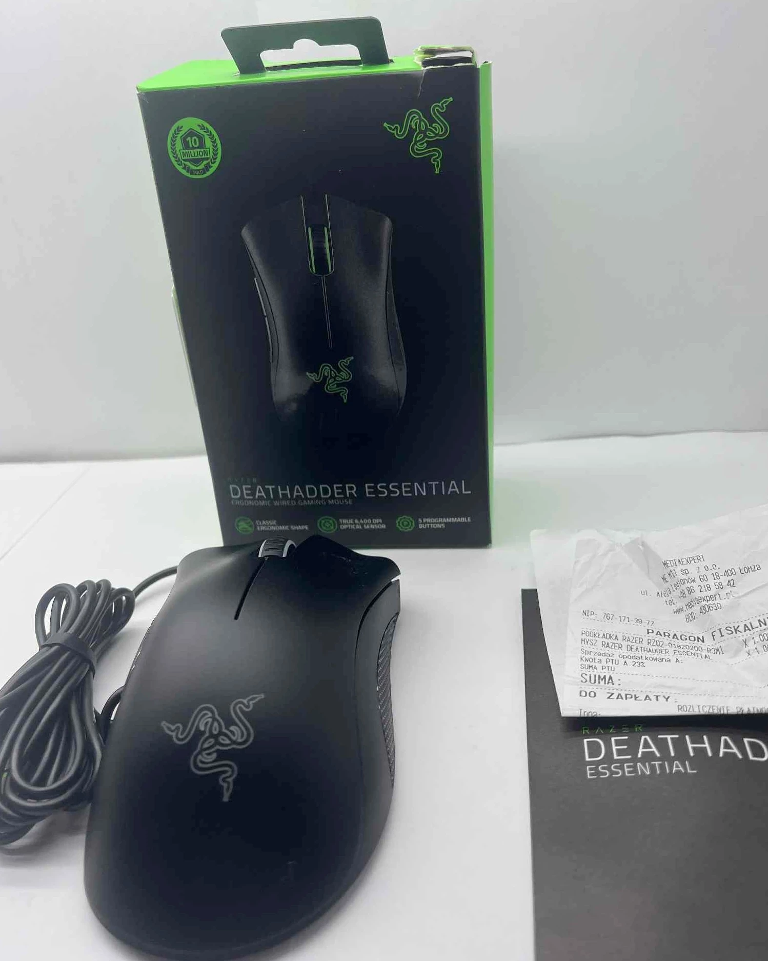MYSZKA KOMPUTEROWA RAZER DEATHADDER//PARAGON Z 10.03.25 | Przewodowe ...