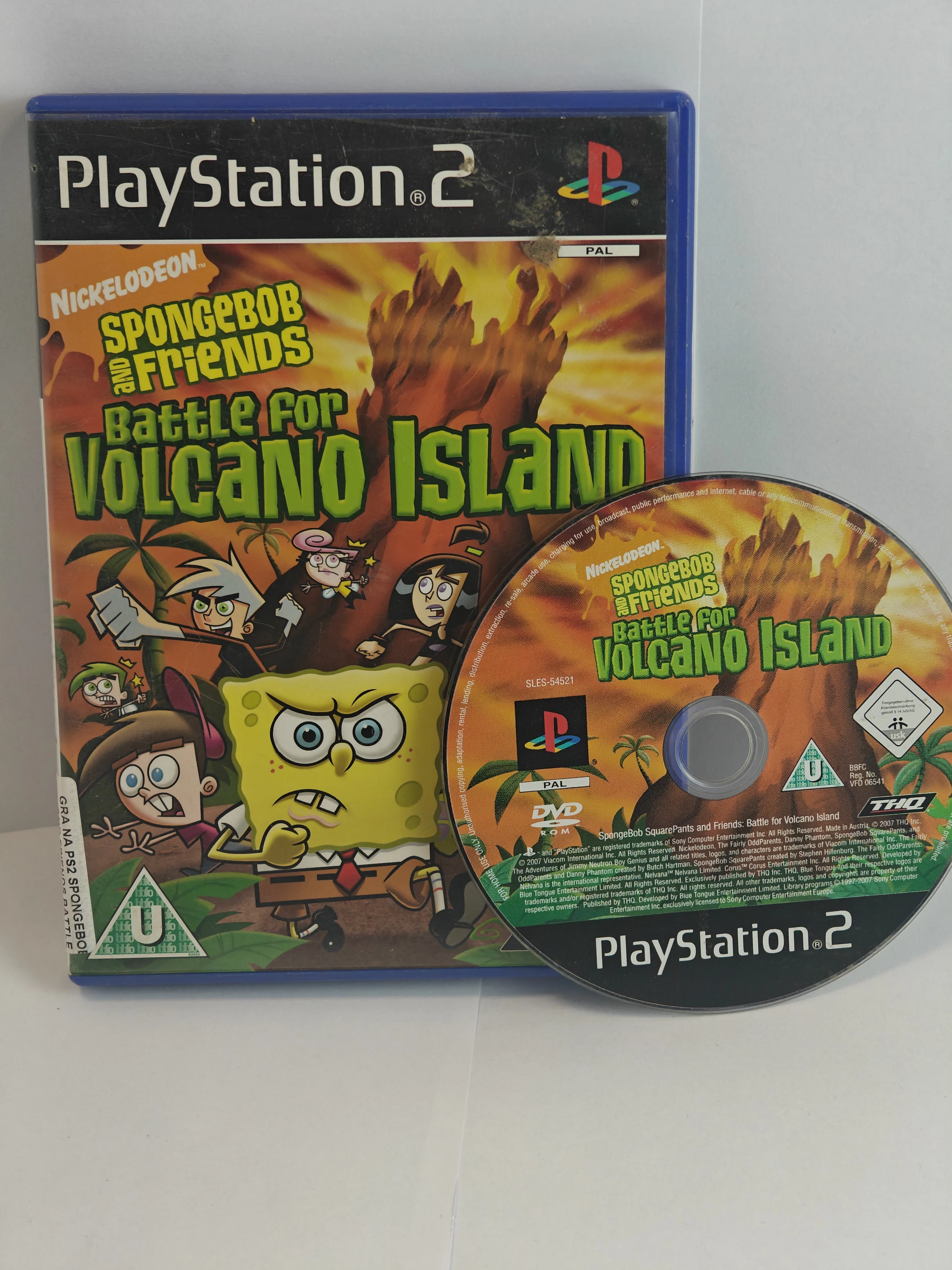 GRA NA PS2 SPONGEBOB AND FRIENDS BATTLE FOR VOLCANO ISLAND [250806007 ...