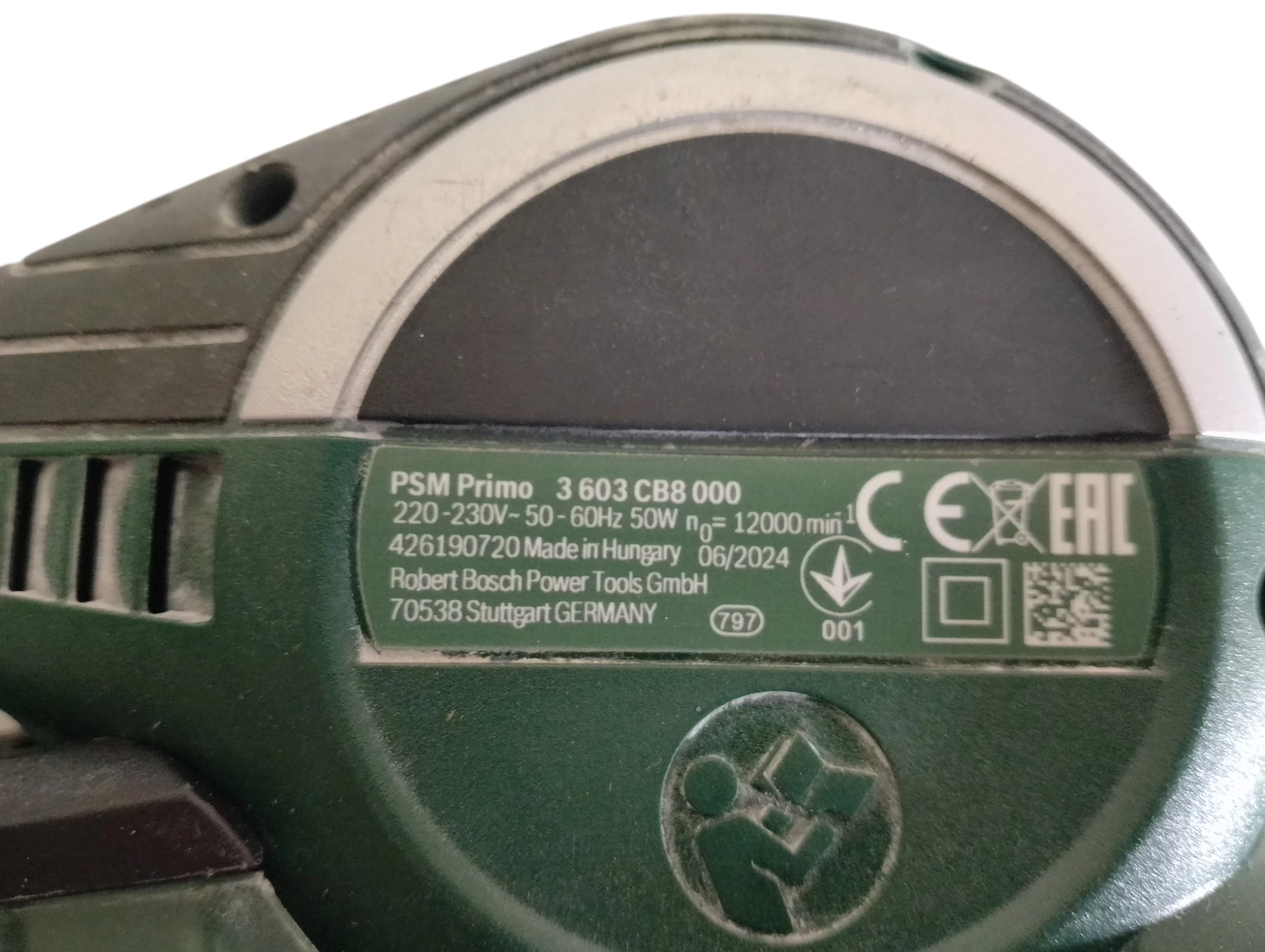 UNIWERSALNA SZLIFIERKA OSCYLACYJNA DELTA 50W PSM PRIMO BOSCH | Loombard.pl