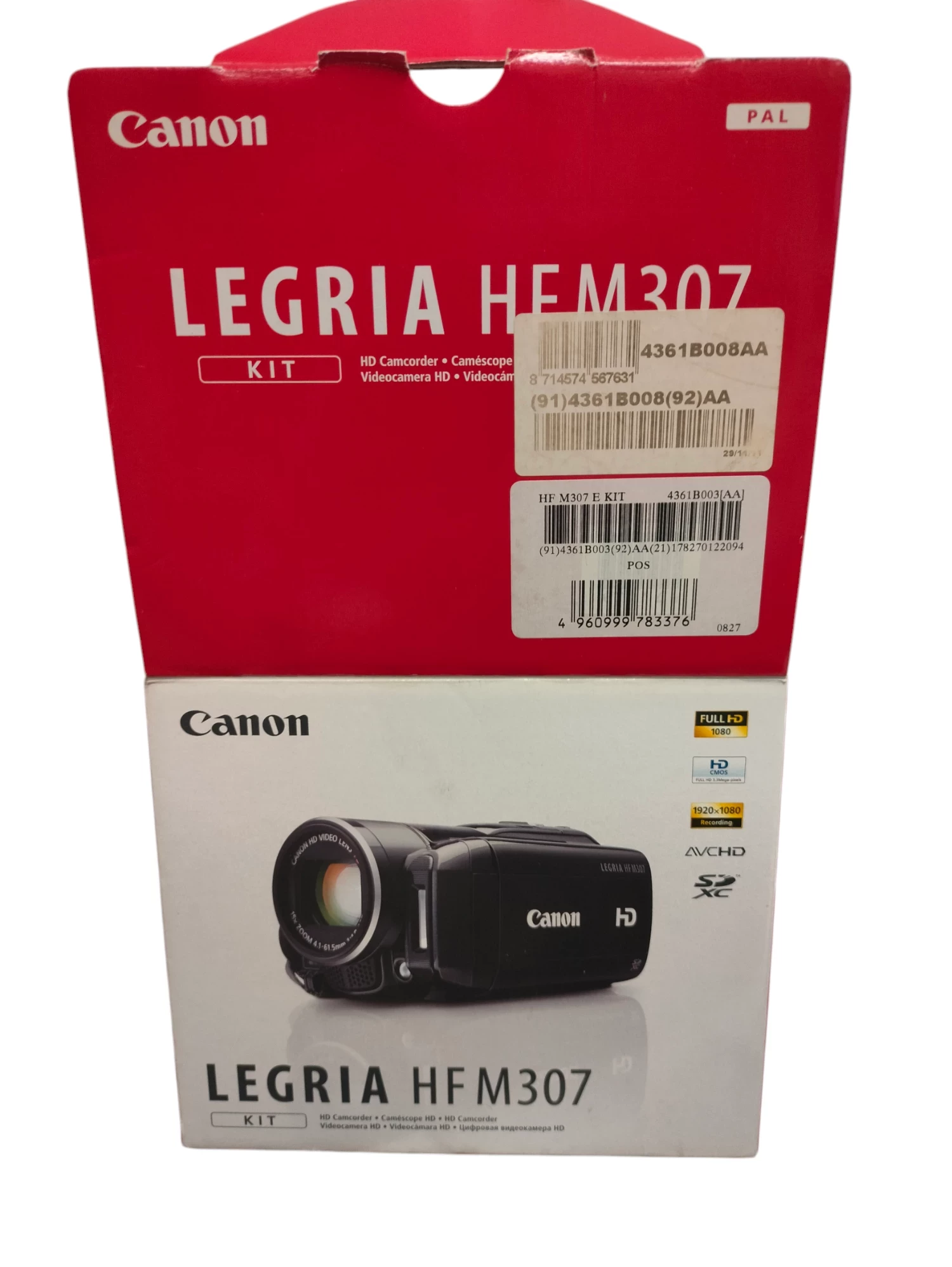 KAMERA HD CANON HF M307 LEGRIA FULL HD CZARNA | Kamery cyfrowe | Loombard.pl