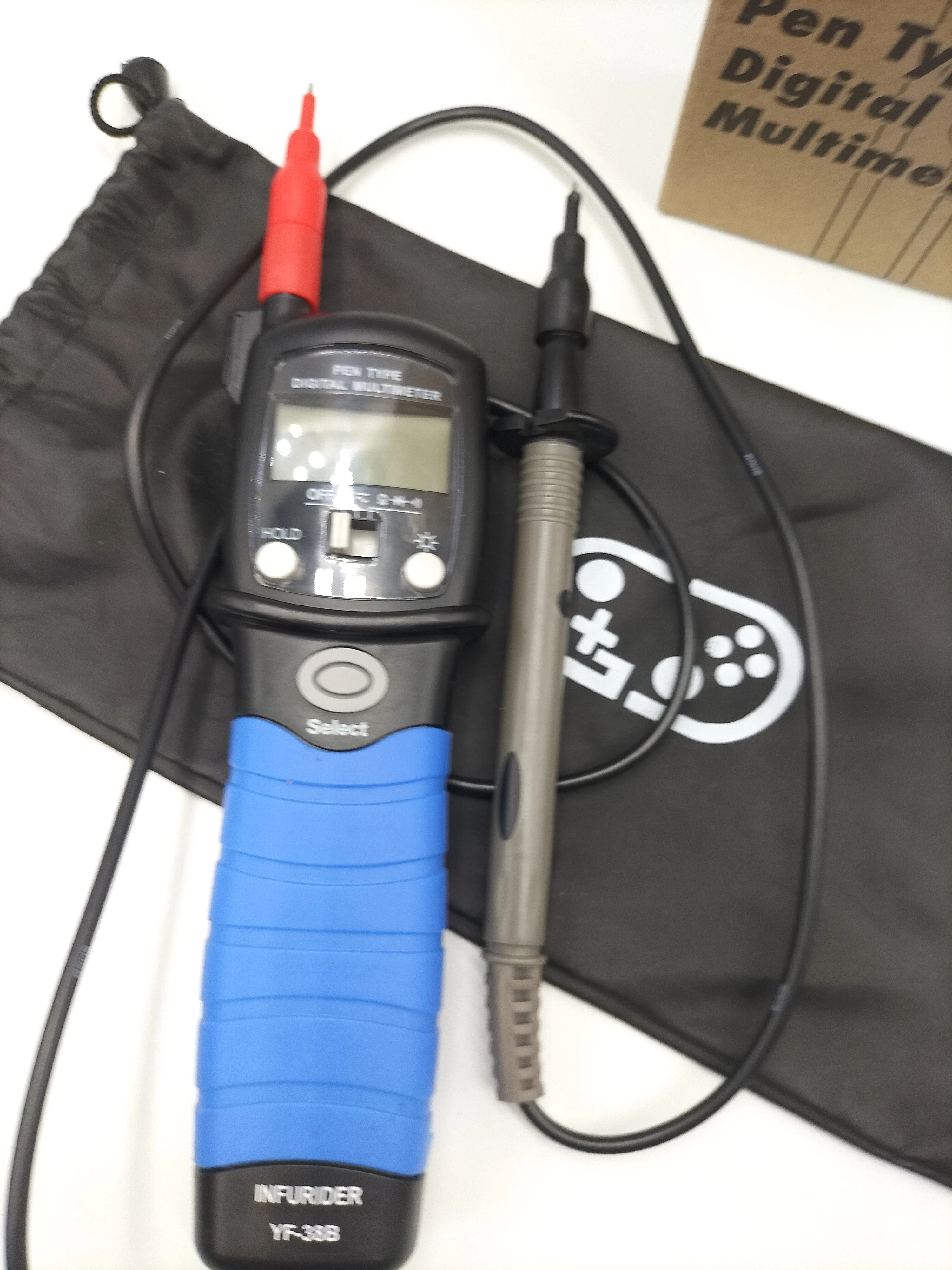 RĘCZNY PIÓRKOWY MULTIMETR CYFROWY DC/MIERNIK NAPIĘCIA AC BTMETER BT-38B | Loombard.pl