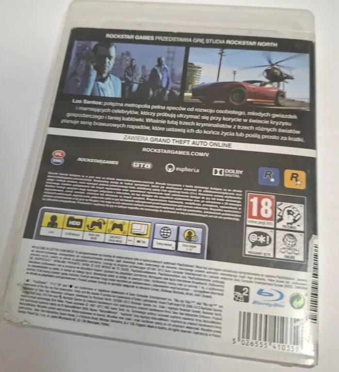 GRA NA PS3 12 GRAND THEFT AUTO V | Gry na konsole | Loombard.pl