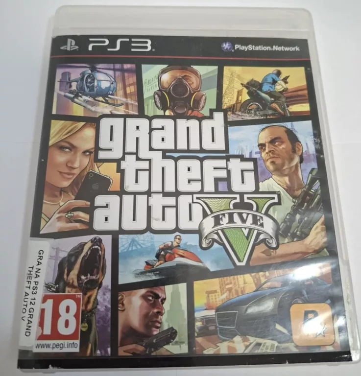 GRA NA PS3 12 GRAND THEFT AUTO V | Gry na konsole | Loombard.pl