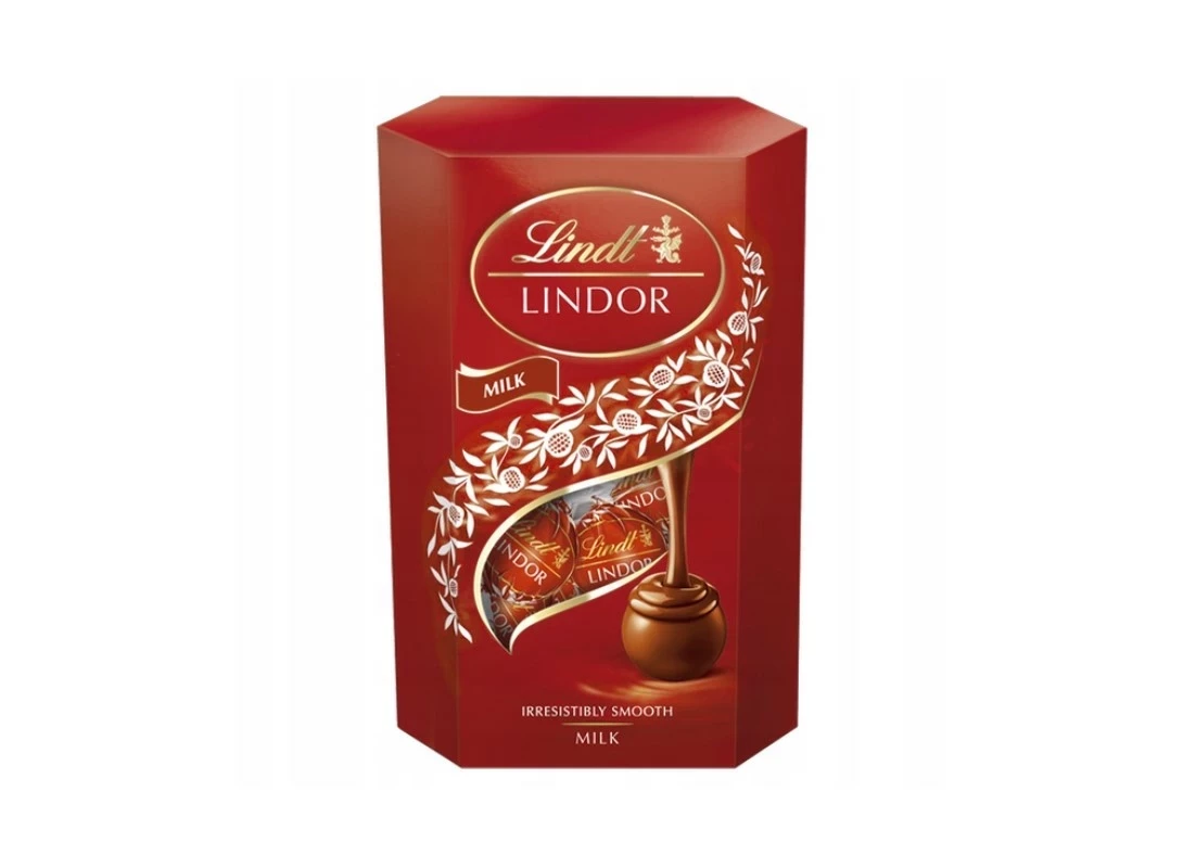 LINDT LINDOR BOMBONIERKA MILK CORNET 225G | Cukierki i draże | Loombard.pl