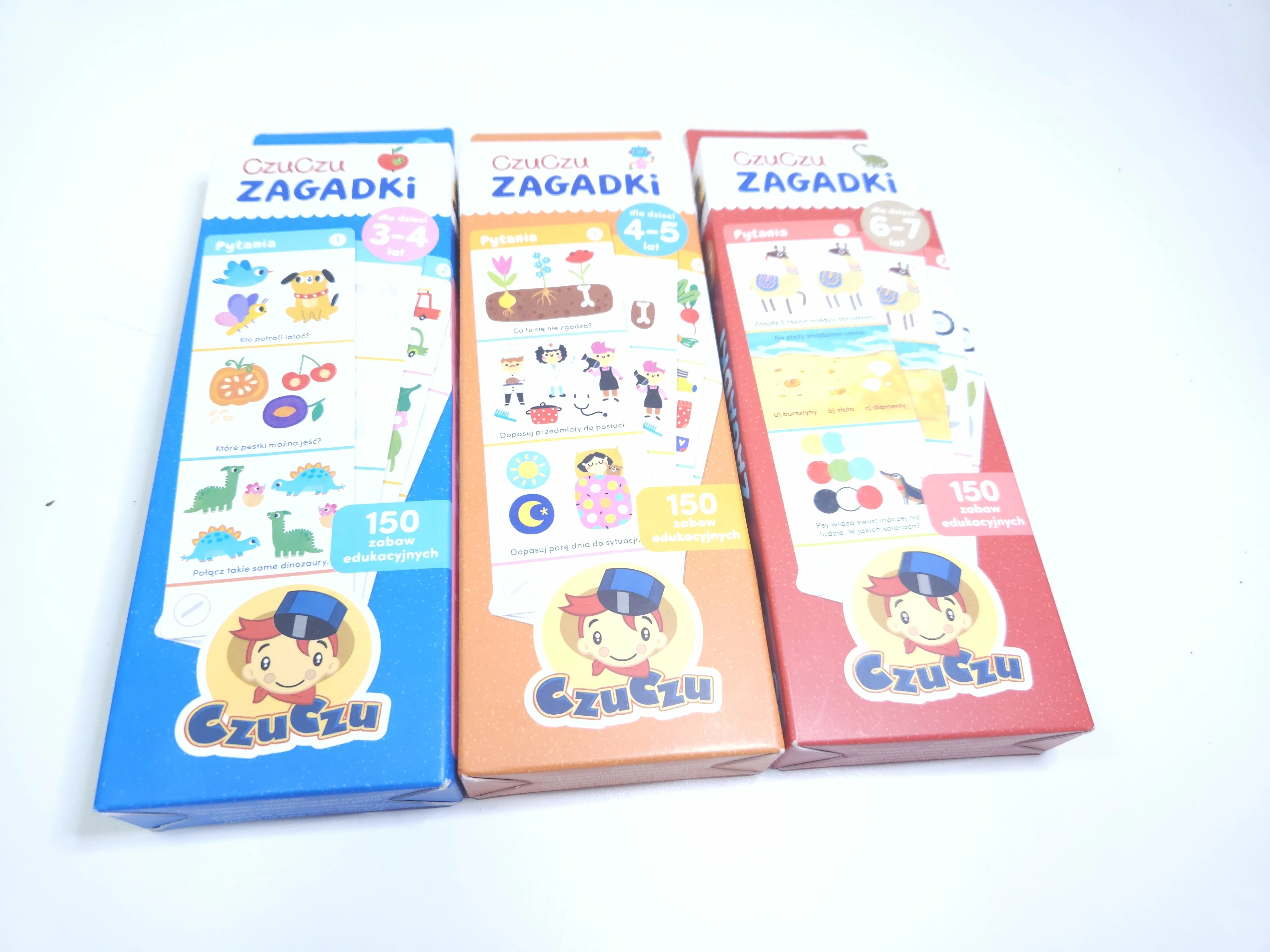 GRY LOGICZNE CZUCZU ZAGADKI | Książki dla dzieci | Loombard.pl