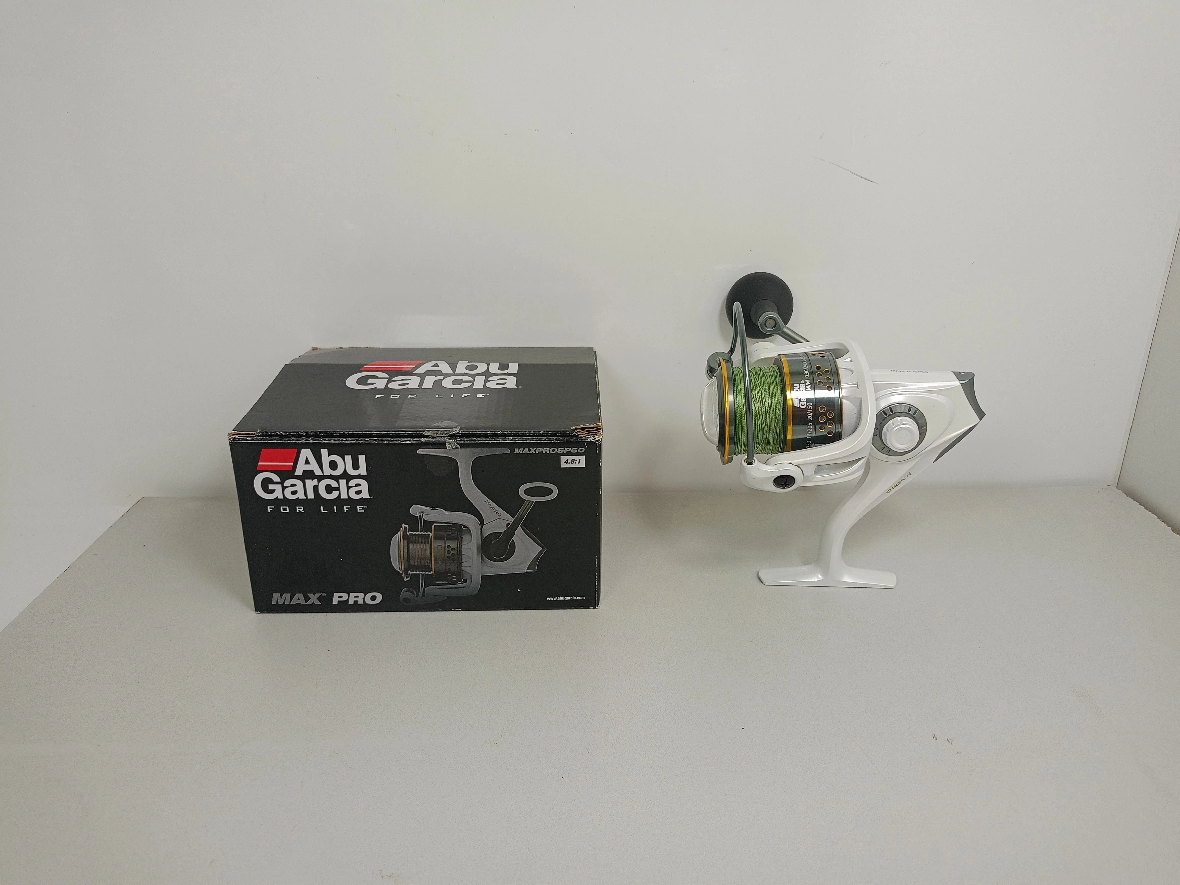 KOŁOWROTEK ABU GARCIA MAX PRO 60 Z NAWINIĘTĄ PLECIONKĄ DO 30KG ...