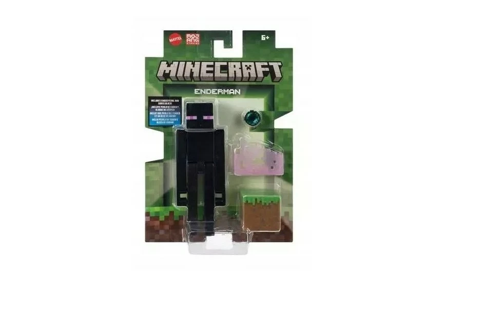 MINECRAFT FILM ENDERMAN FIGURKA AKCJI I AKCESORIA ZESTAW ZABAWKA 6 ...