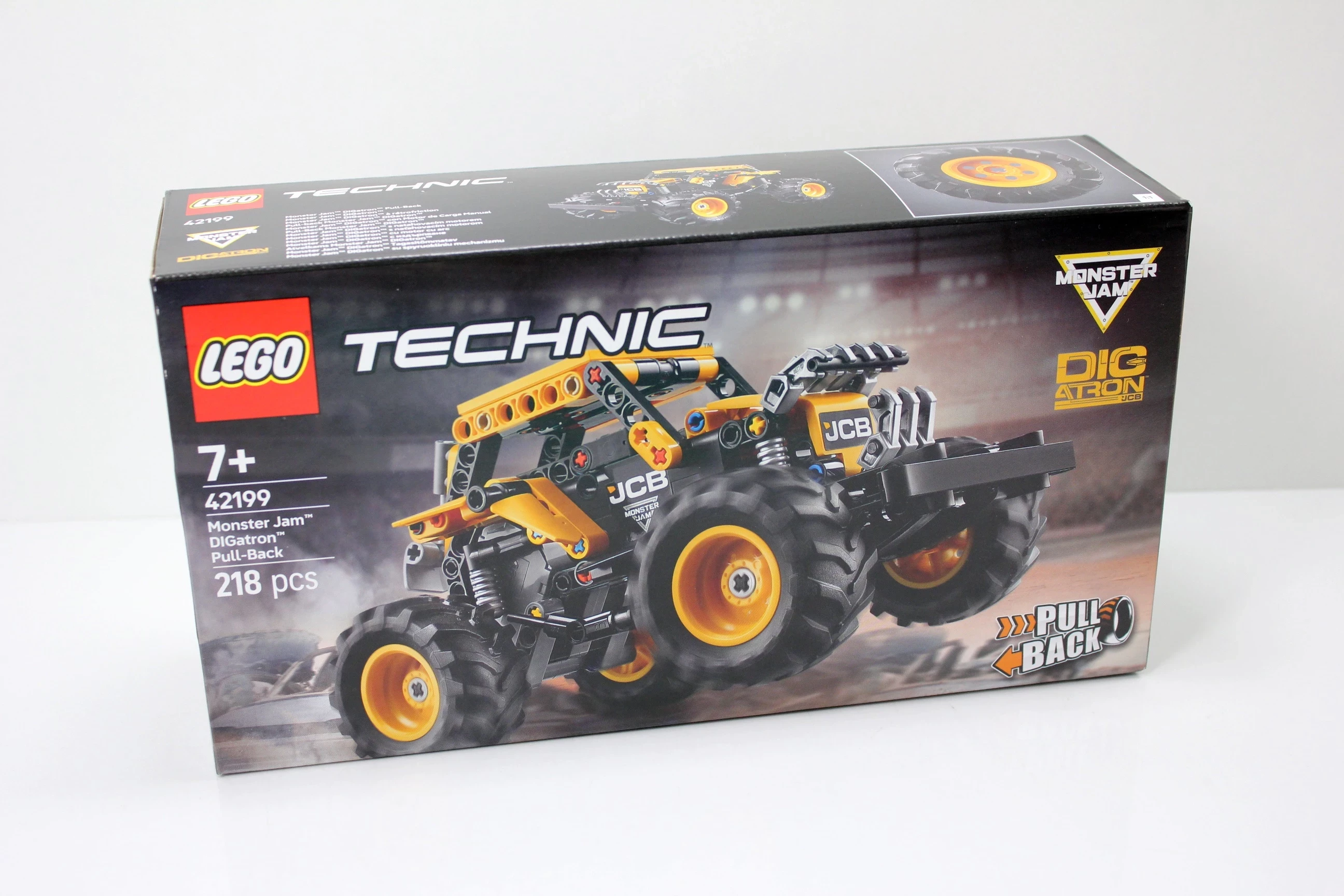 LEGO TECHNIC 42199 MONSTER JAM DIGATRON Z SILNIKIEM NAWIJAJĄCYM PULL ...