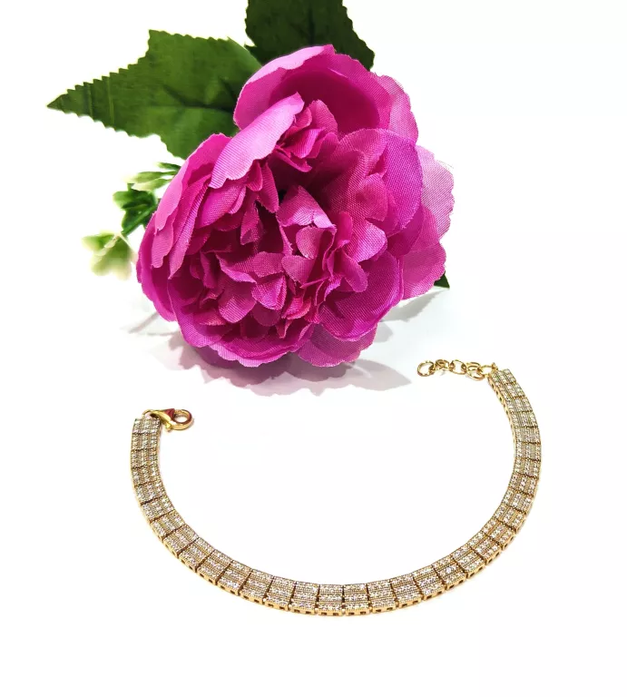 INTERESUJĄCA ZŁOTA BRANSOLETKA 585 8,33G | Bransoletki | Loombard.pl