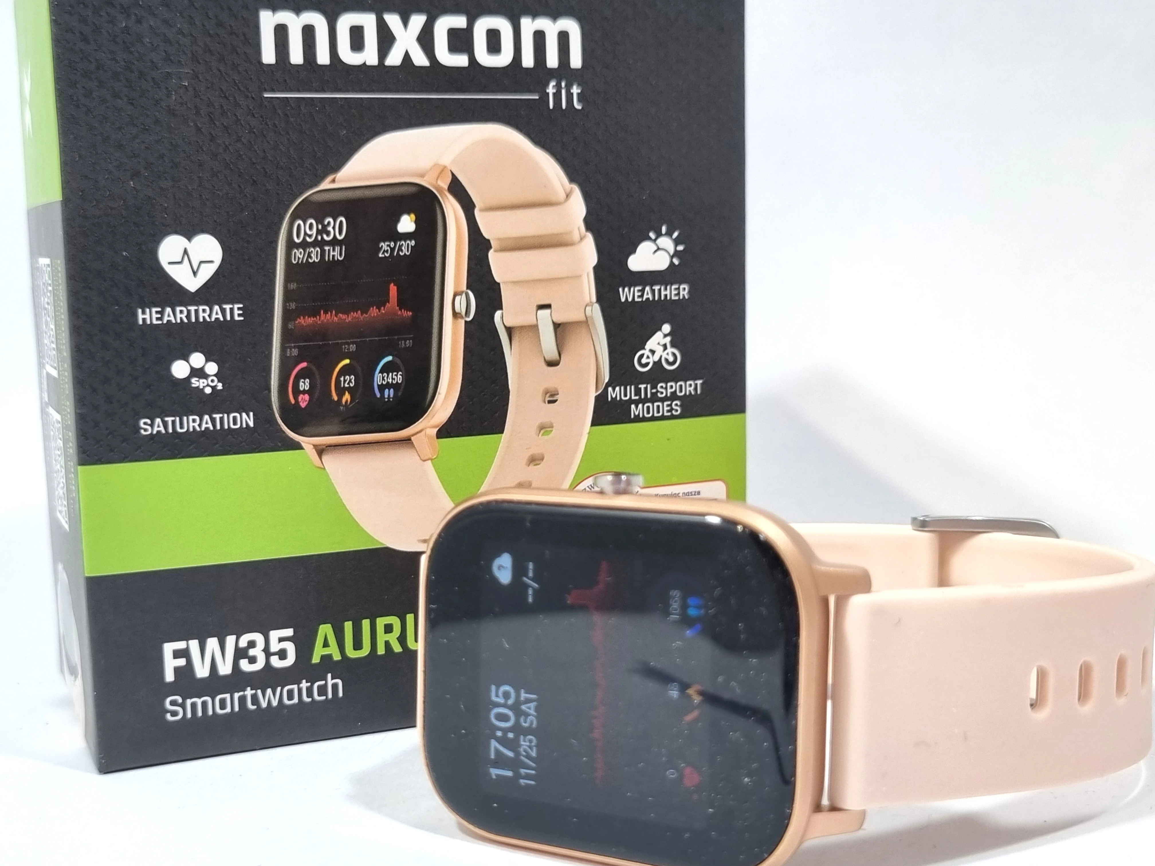 SMARTWATCH MAXCOM FW35 AURUM RÓŻOWY | Smartwatche | Loombard.pl