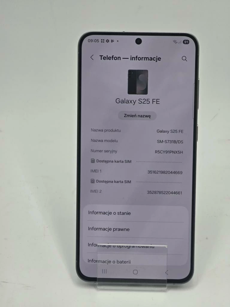 TELEFON SAMSUNG S25 FE 8/128GB PLAY KOMPLET | Smartfony i telefony ...