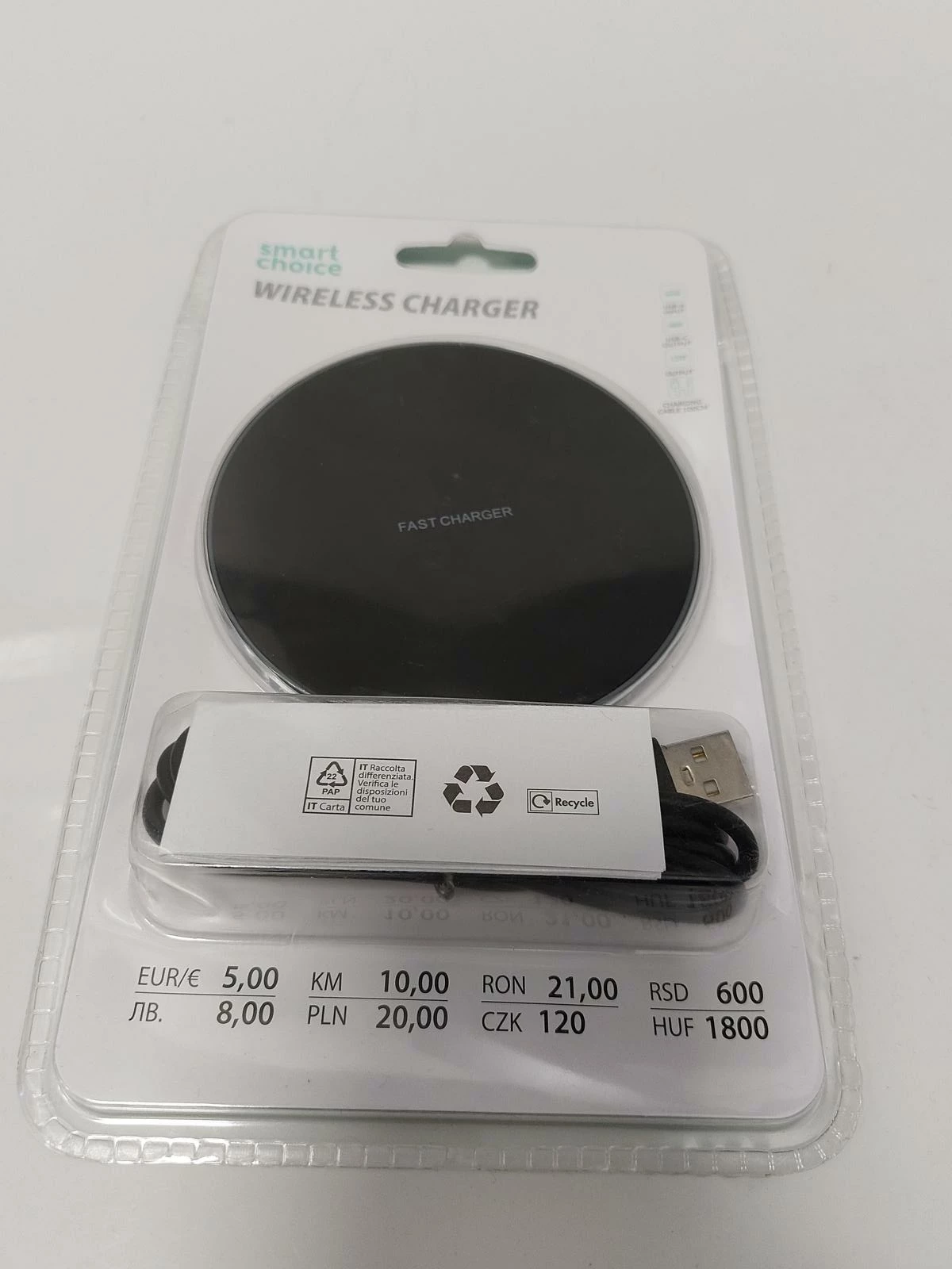 ŁADOWARKA INDUKCYJNA SMART CHOICE PIUD | Bezprzewodowe | Loombard.pl