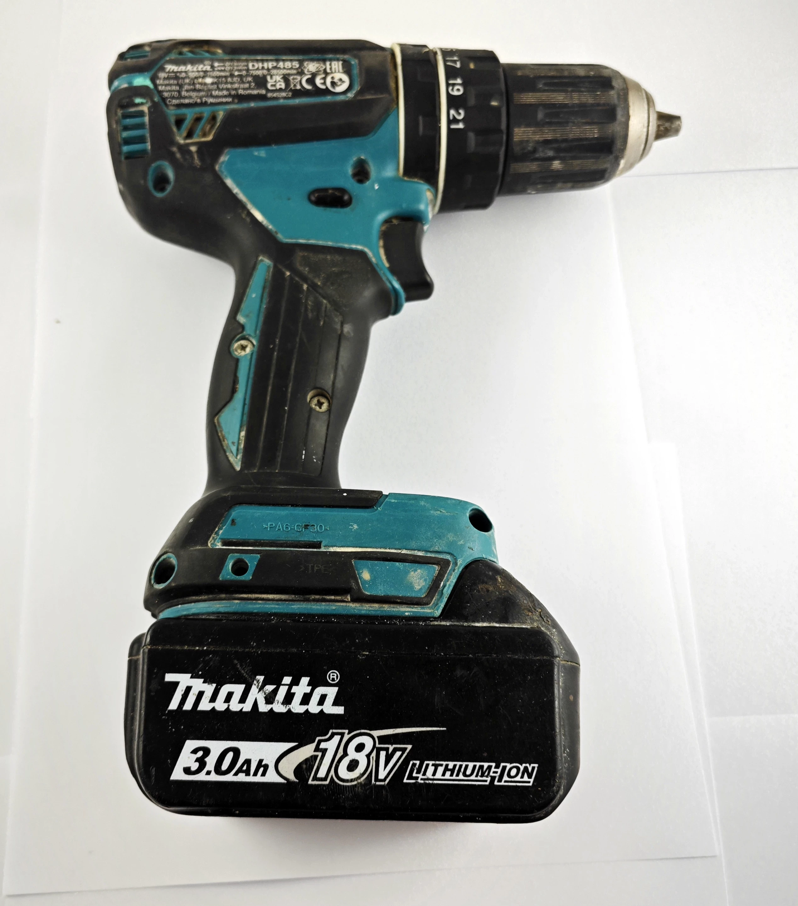 WKRĘTARKA MAKITA DHP 485 + AKU 3.0AH + ŁADOWARKA | Wkrętarki | Loombard.pl